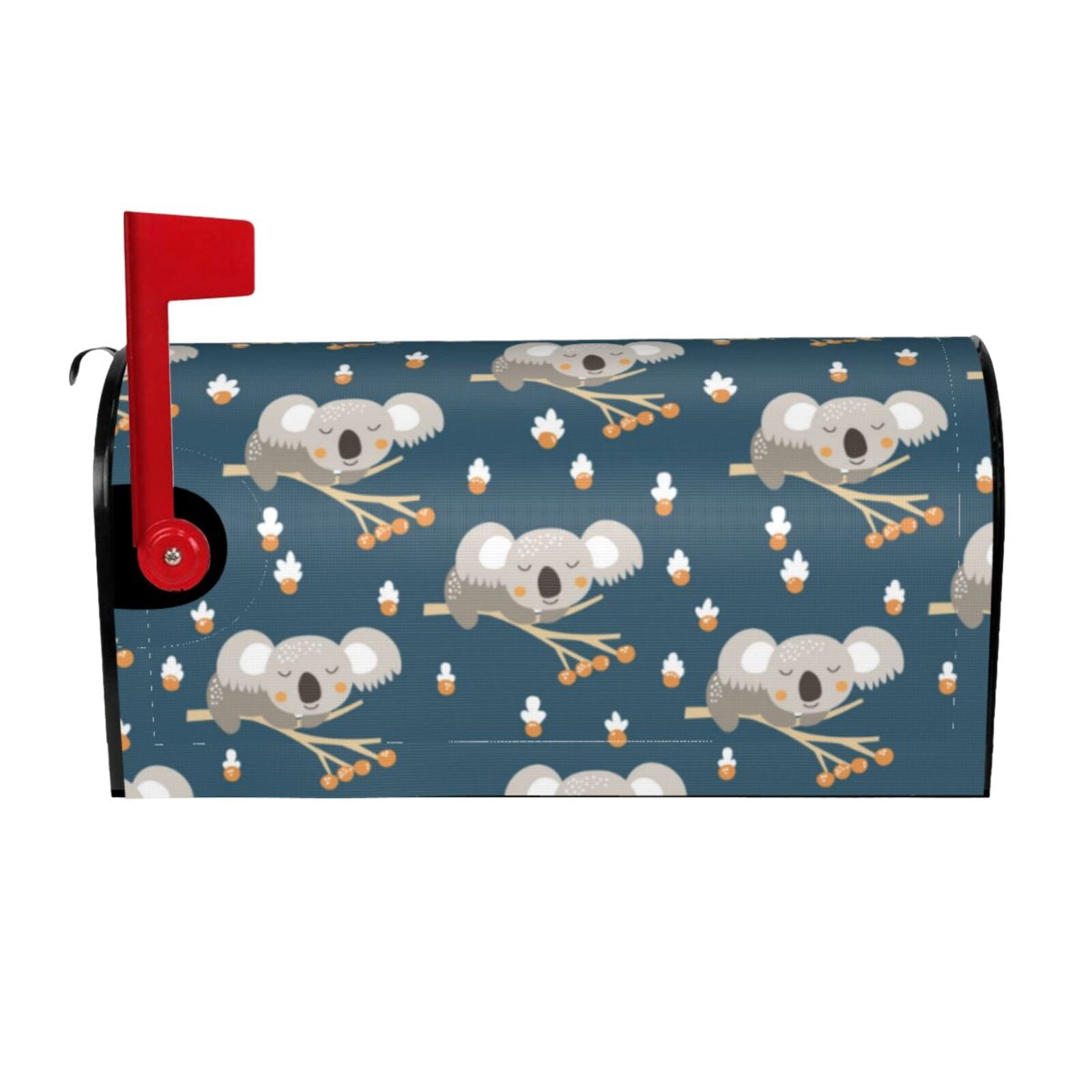 Mailbox Covers Magnetic Standard Size - Cute Sleeping Koala Waterproof ...