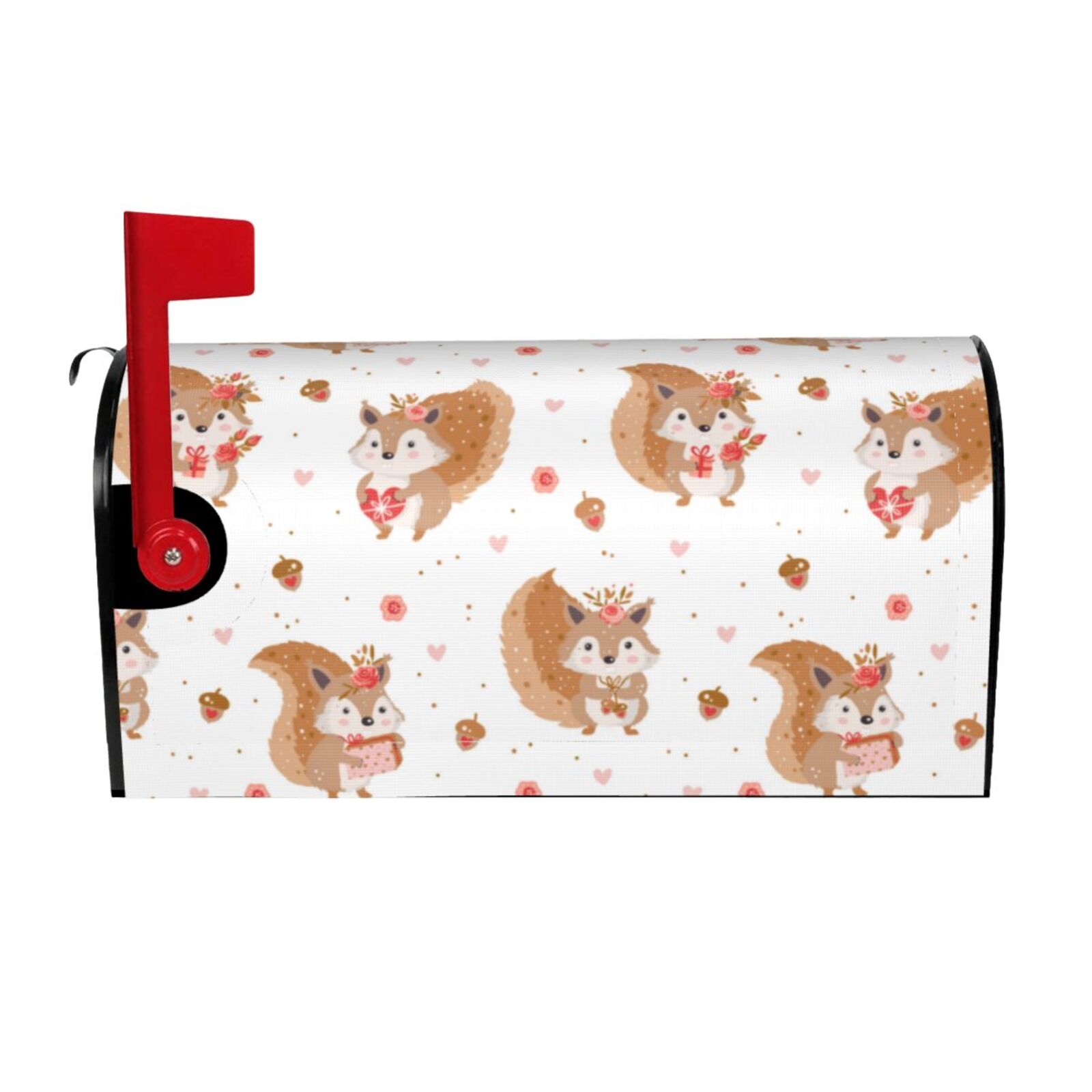 Mailbox Covers Magnetic Standard Size - Cute Squirrel Cartoon Love ...