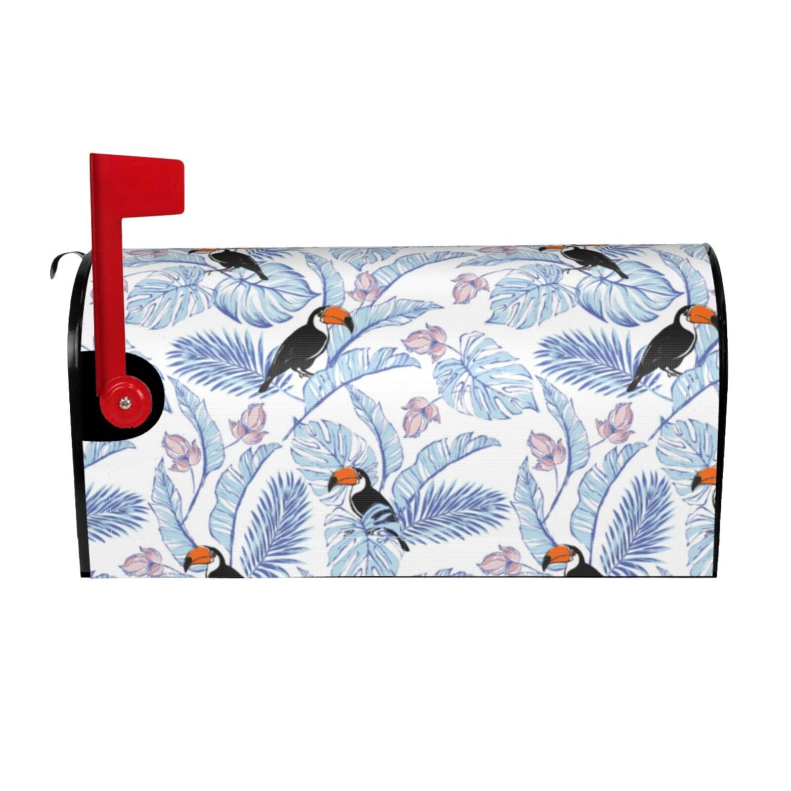 Mailbox Covers Magnetic Standard Size - Cute Toucan Monstera Palm ...