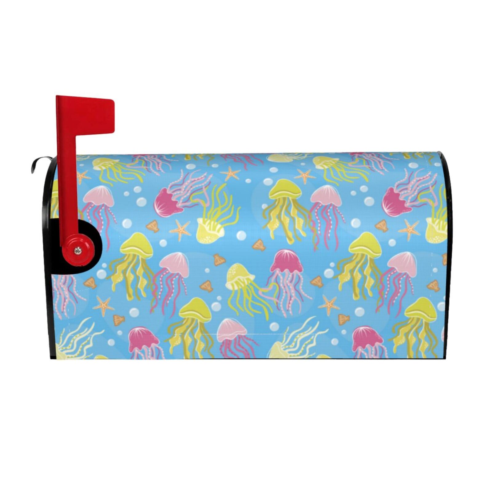 Mailbox Covers Magnetic Standard Size - Cute Yellow Pink Jellyfish ...