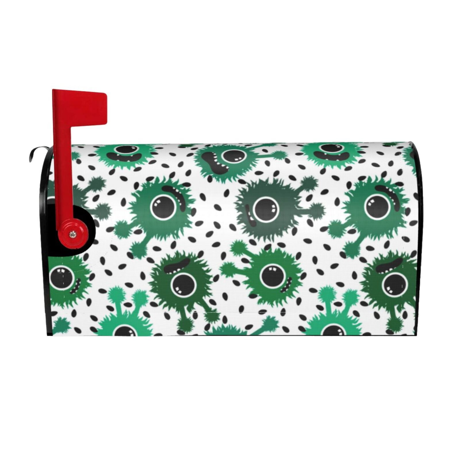 Mailbox Covers Magnetic Standard Size - Cute cartoon eyes green ...