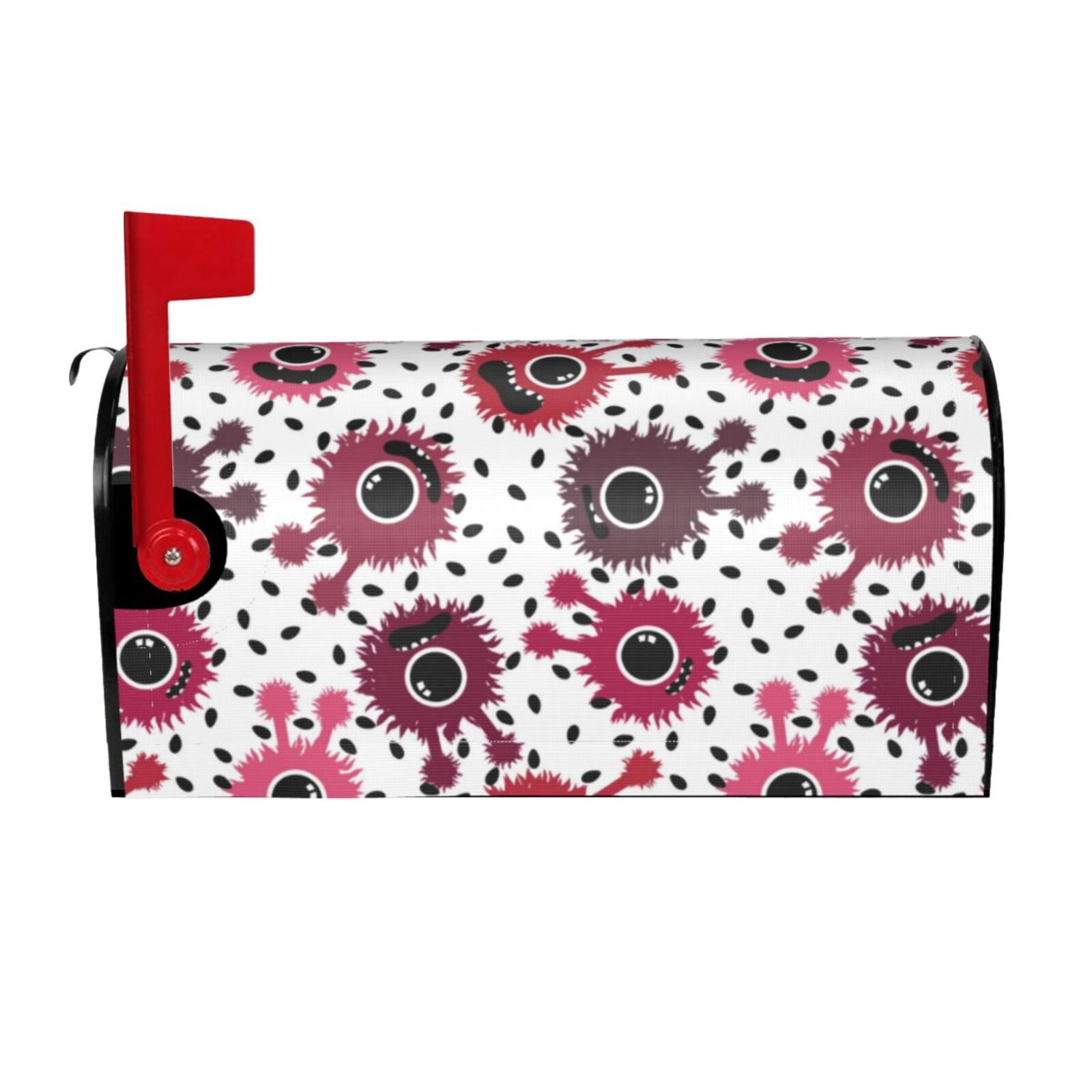 Mailbox Covers Magnetic Standard Size - Cute cartoon eyes red ...
