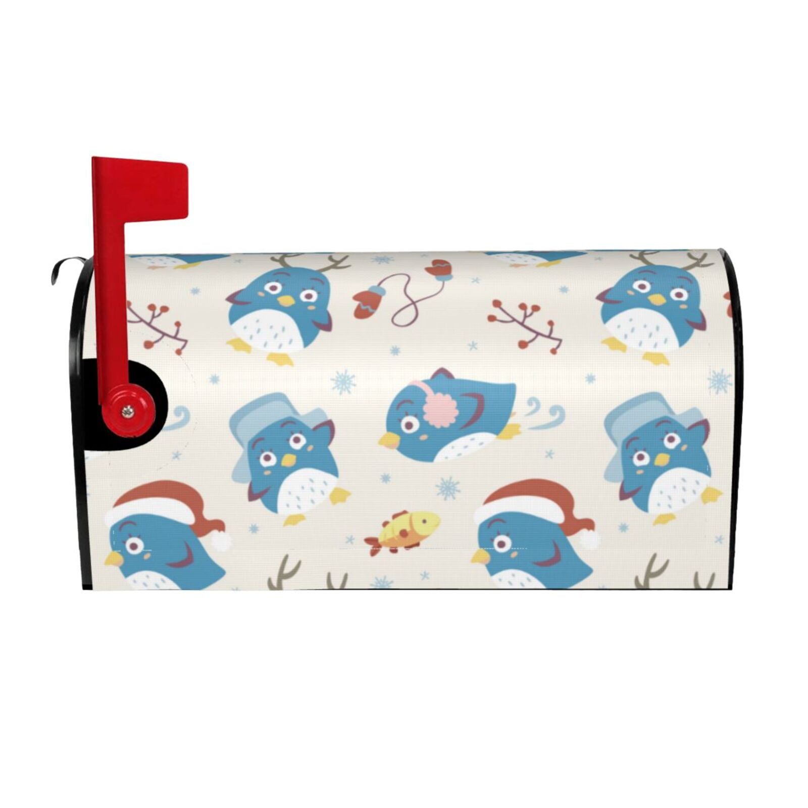 Mailbox Covers Magnetic Standard Size - Cute cartoon penguin Waterproof ...