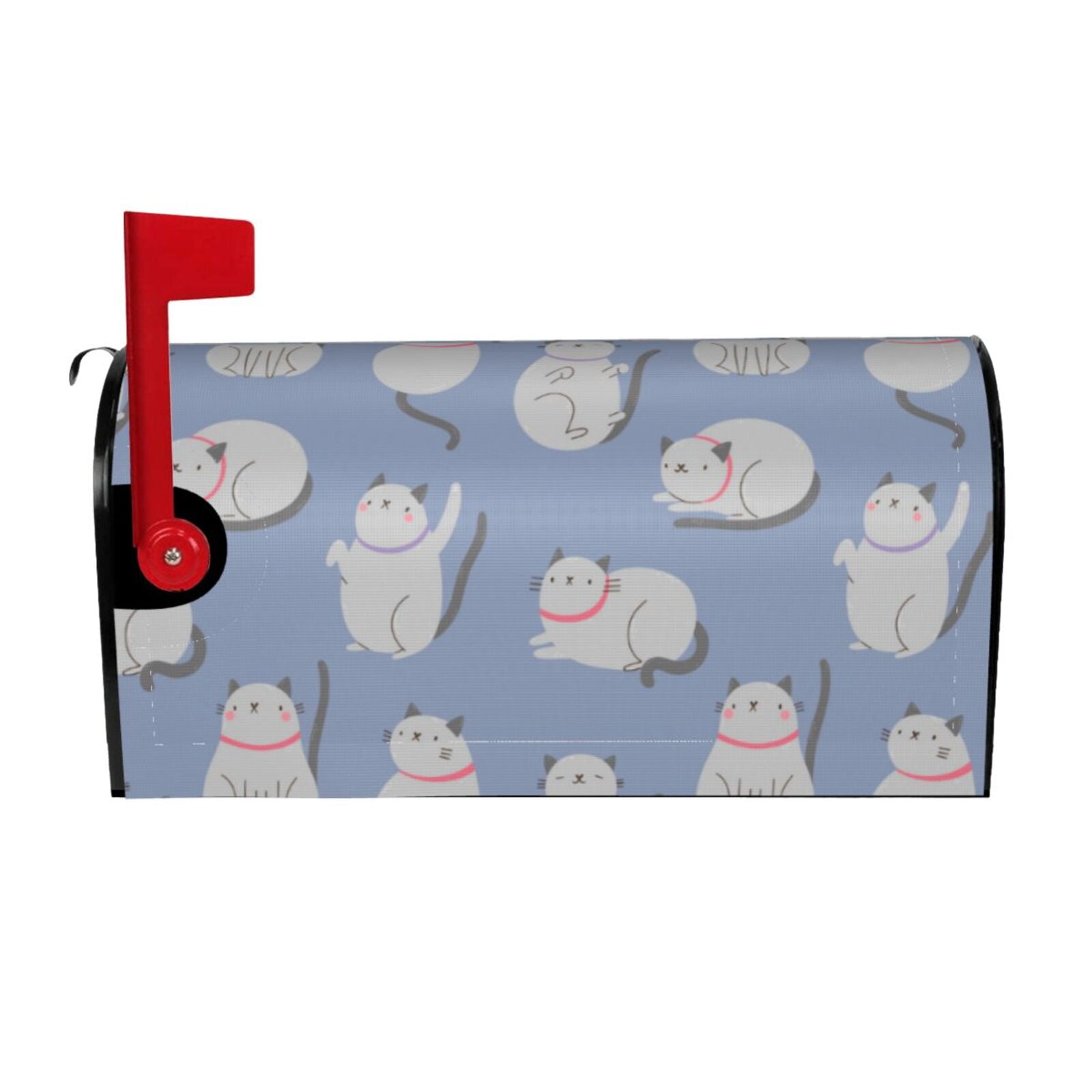 Mailbox Covers Magnetic Standard Size - Cute fat cat Waterproof Mailbox ...