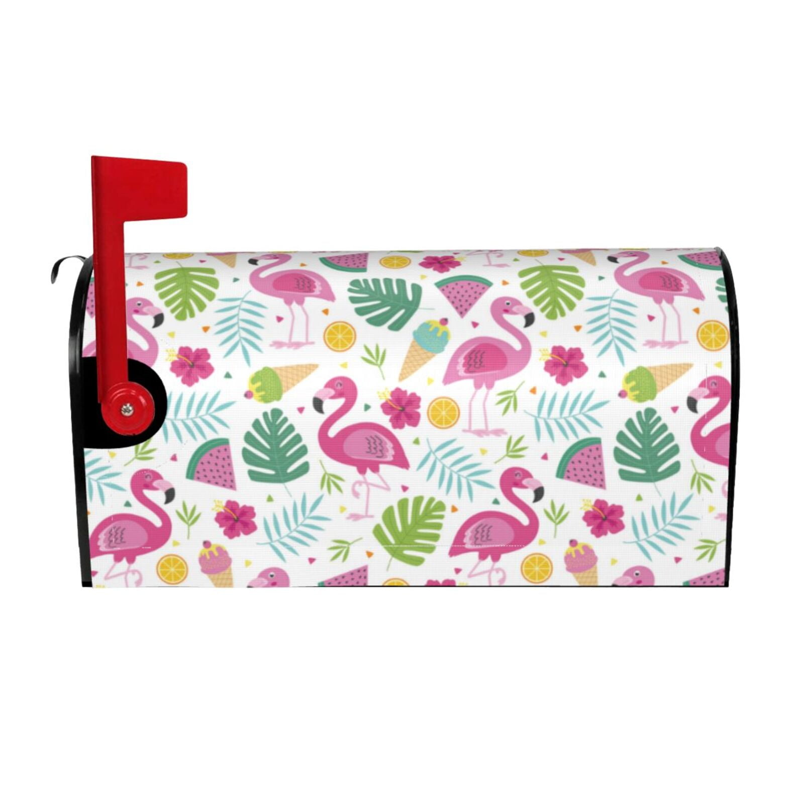 Mailbox Covers Magnetic Standard Size - Cute flamingo C Waterproof ...