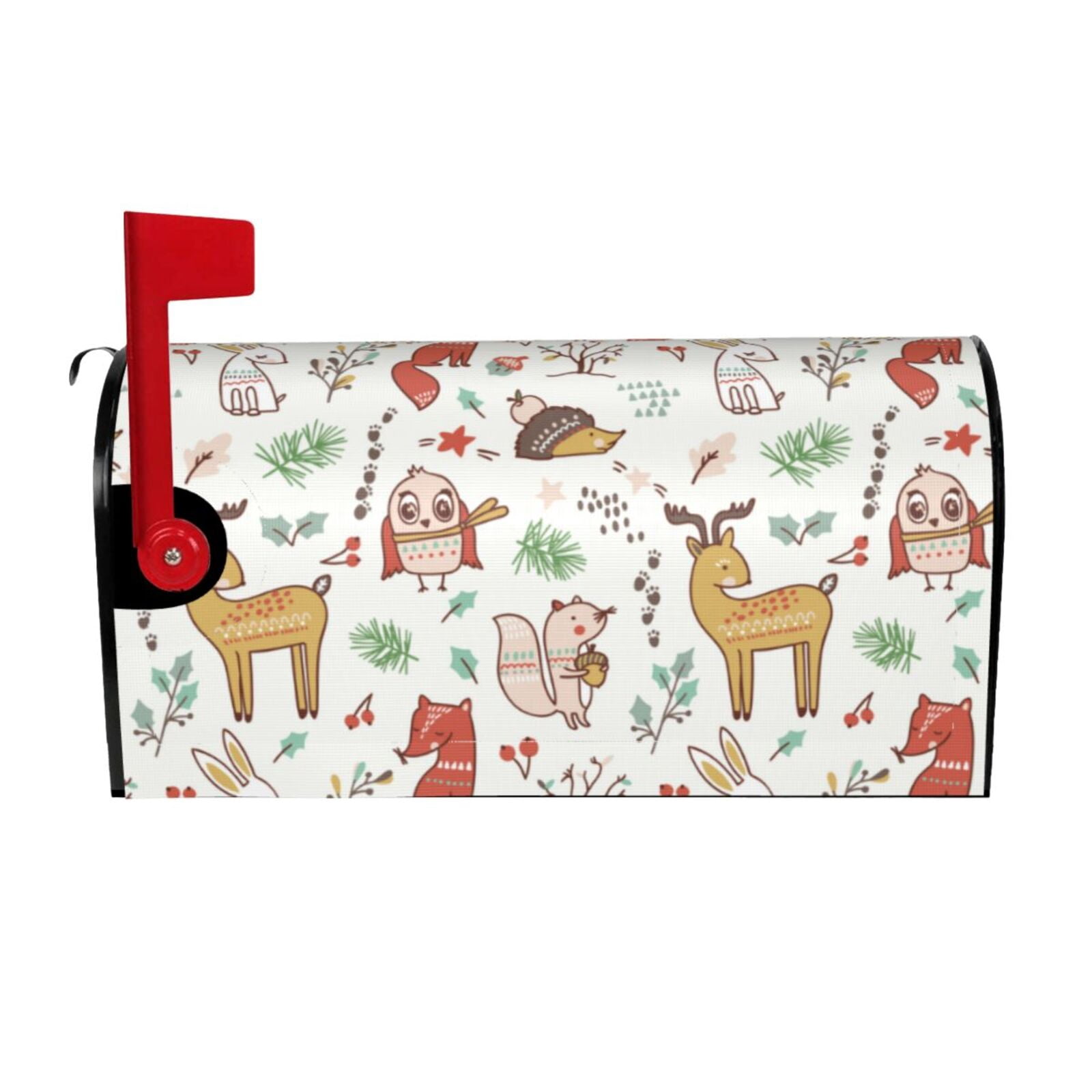 Mailbox Covers Magnetic Standard Size - Cute little animals Waterproof ...