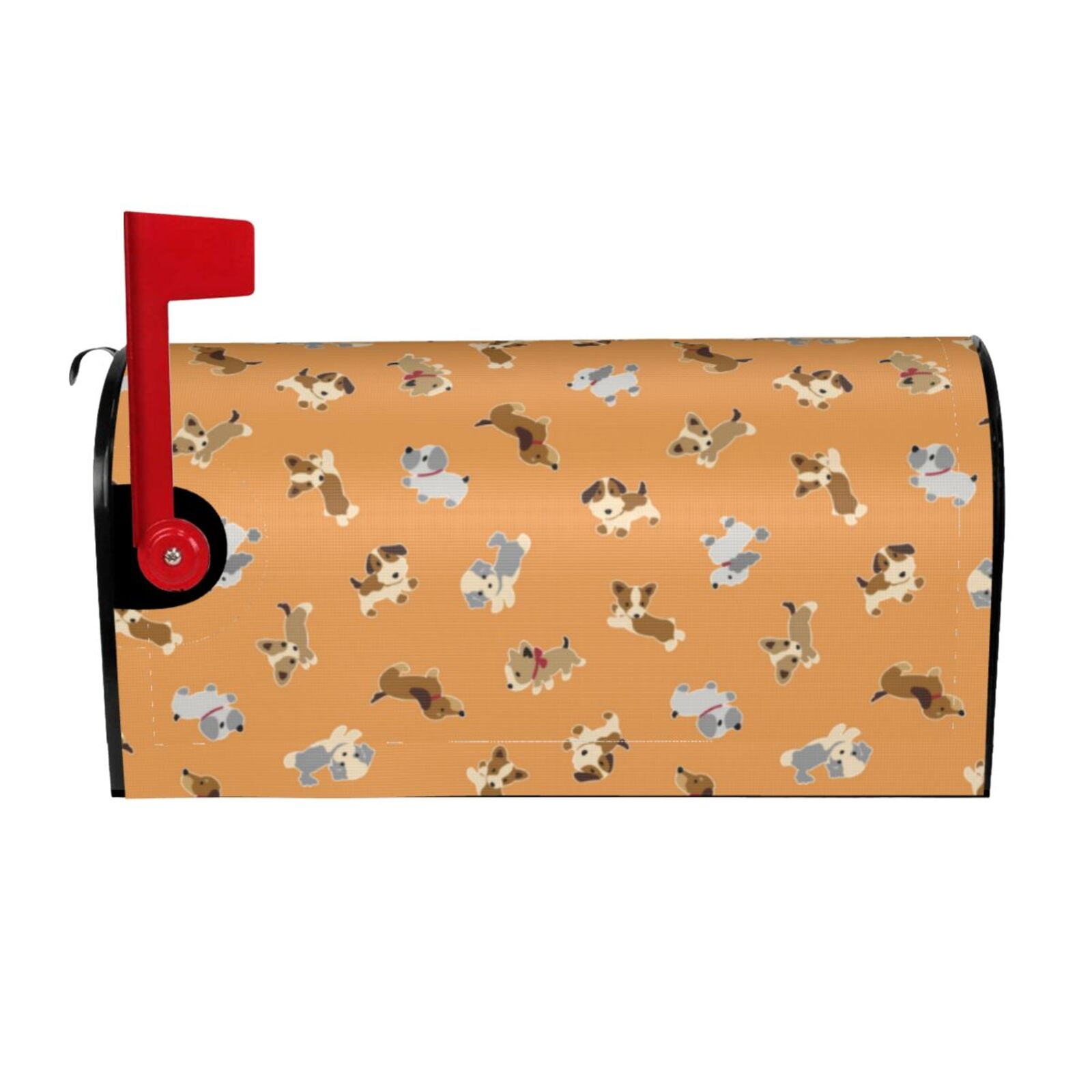 Mailbox Covers Magnetic Standard Size - Cute puppy J Waterproof Mailbox ...