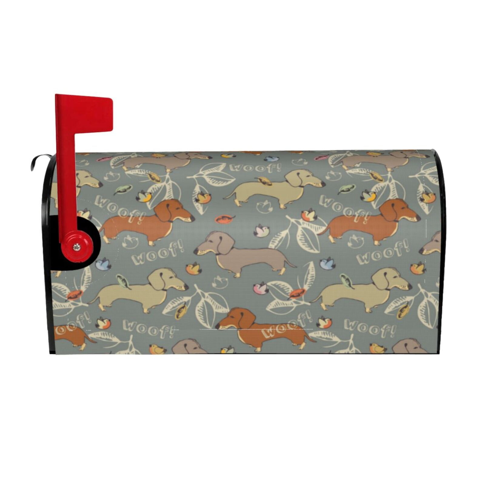 Mailbox Covers Magnetic Standard Size - Dachshund Dog Puppy Bird ...