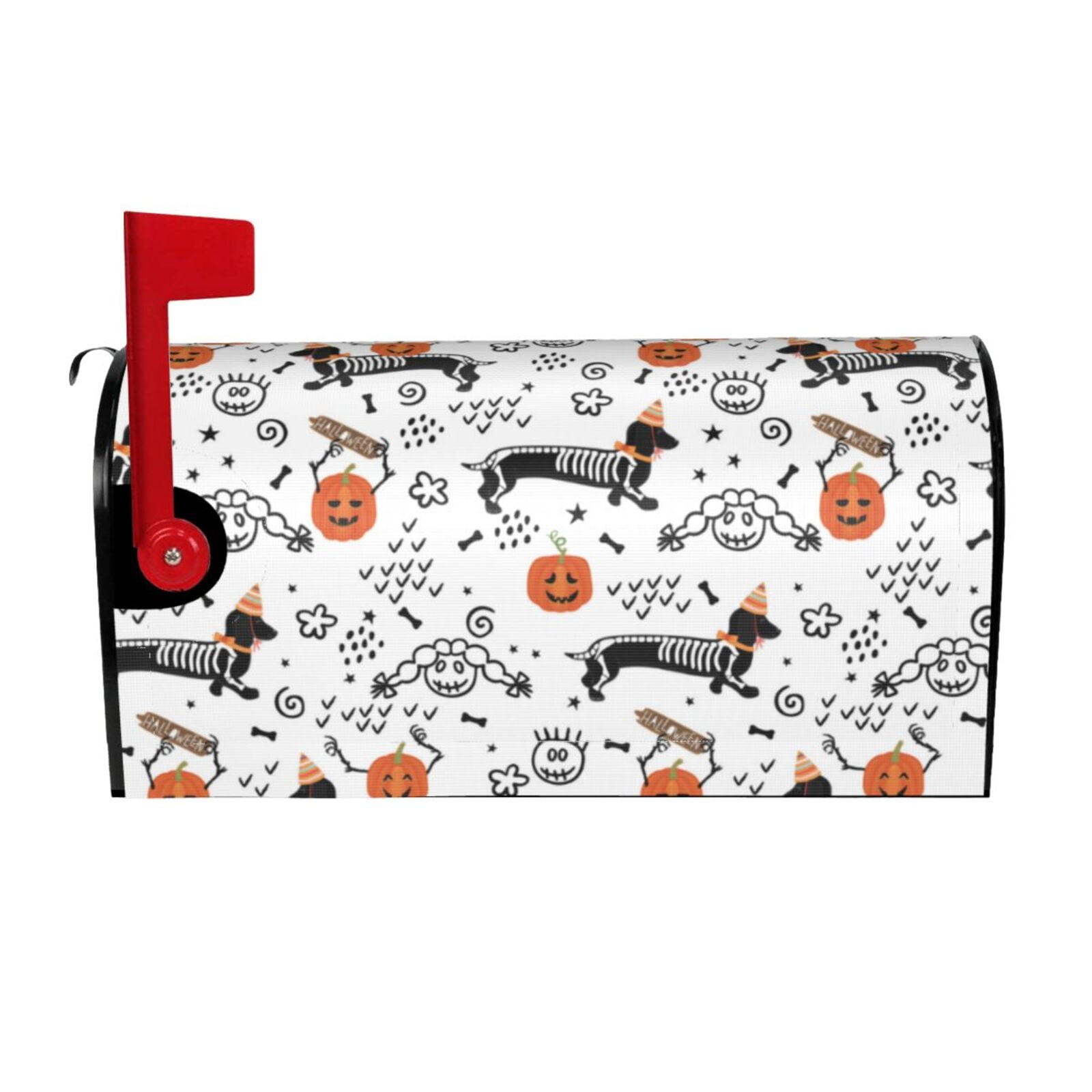 Mailbox Covers Magnetic Standard Size - Dachshund Dog Puppy Pumpkin ...