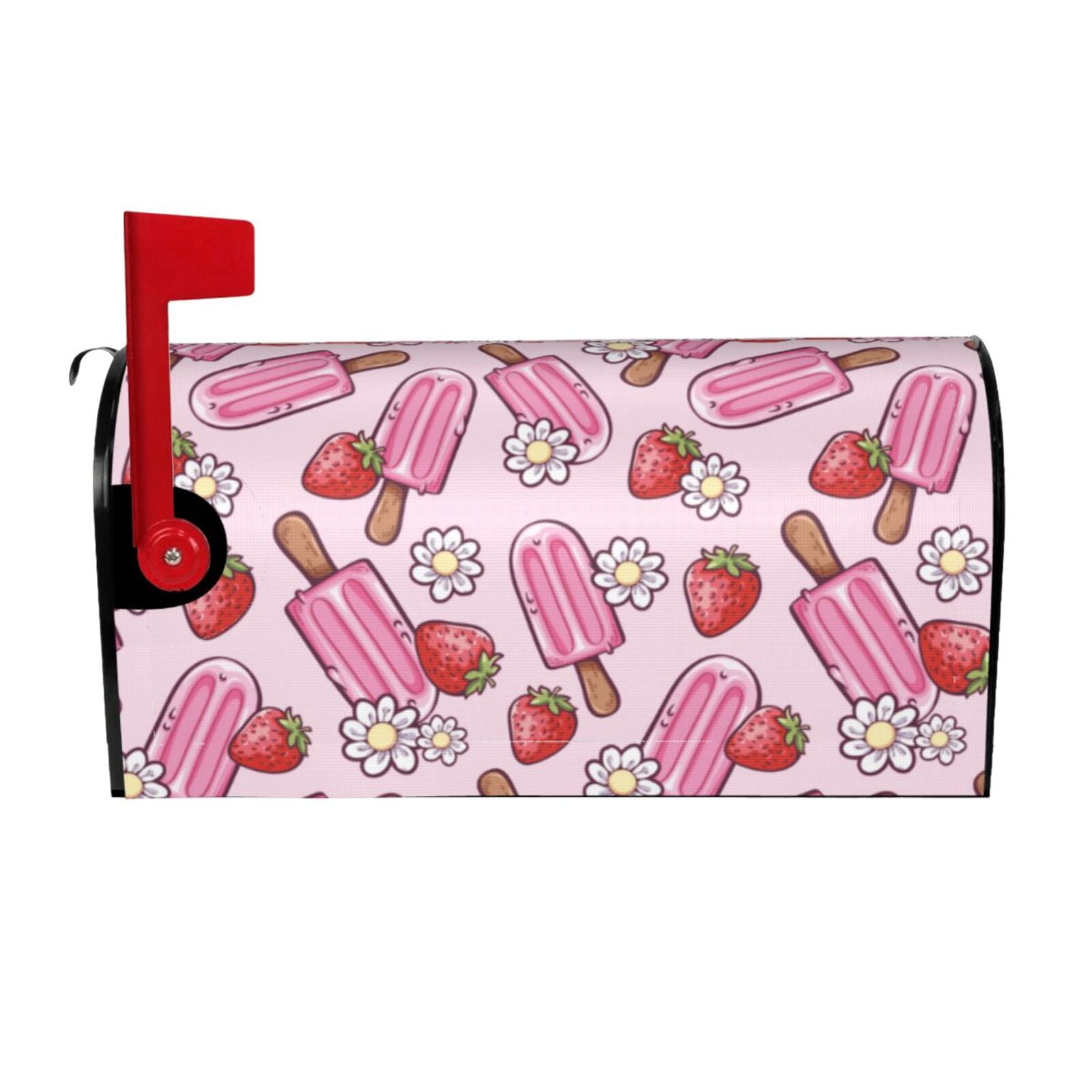 Mailbox Covers Magnetic Standard Size - Daisies Flowers Strawberry Ice ...
