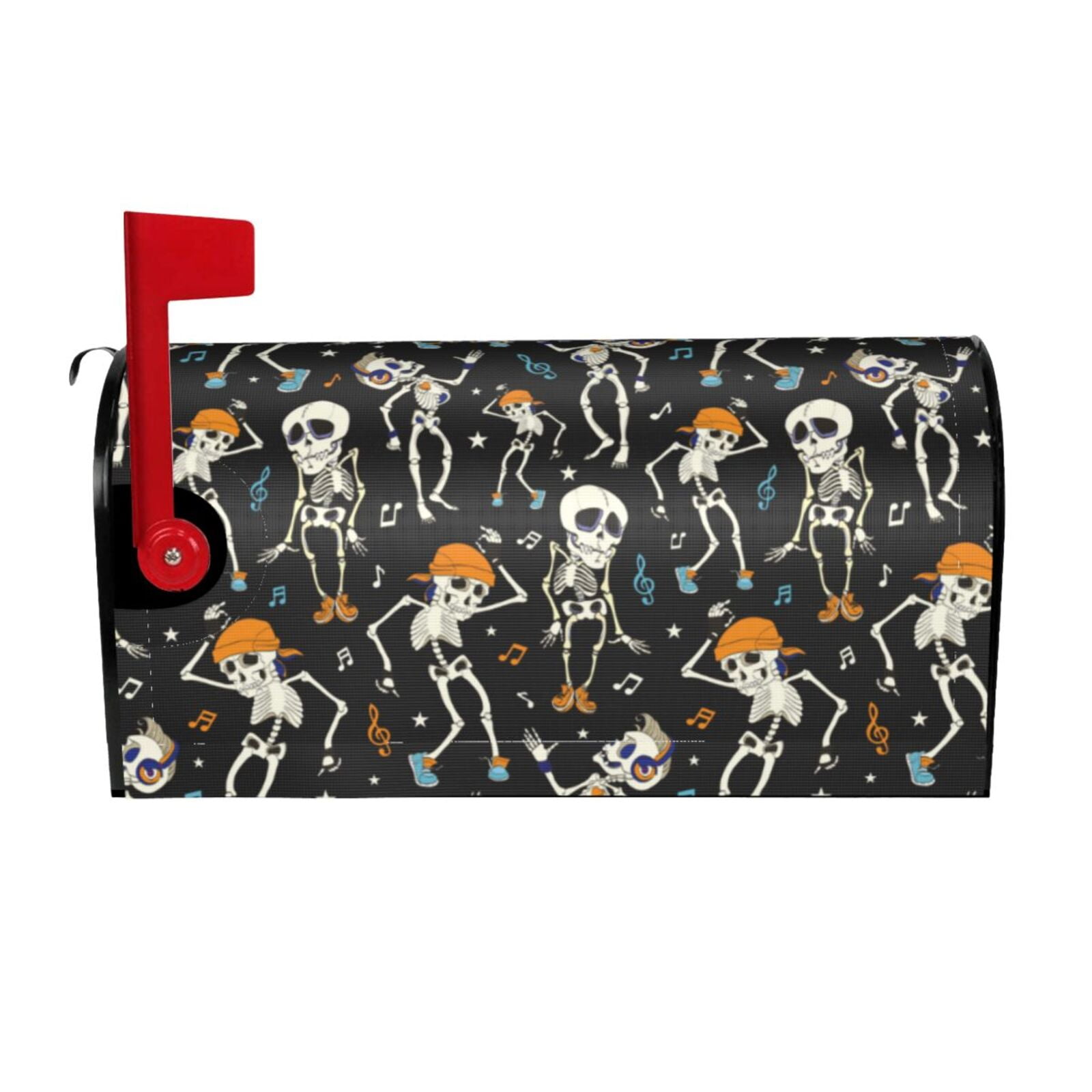 Mailbox Covers Magnetic Standard Size - Dancing Skeleton Party ...
