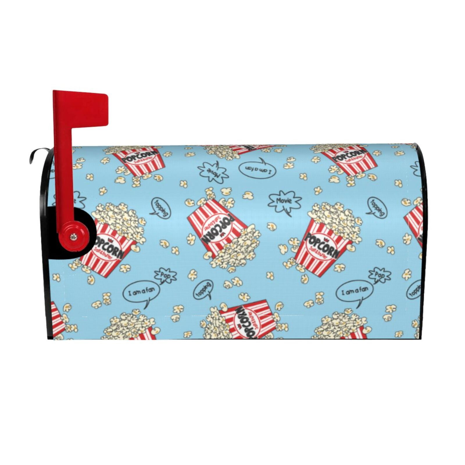 Mailbox Covers Magnetic Standard Size - Delicious Popcorn Waterproof ...