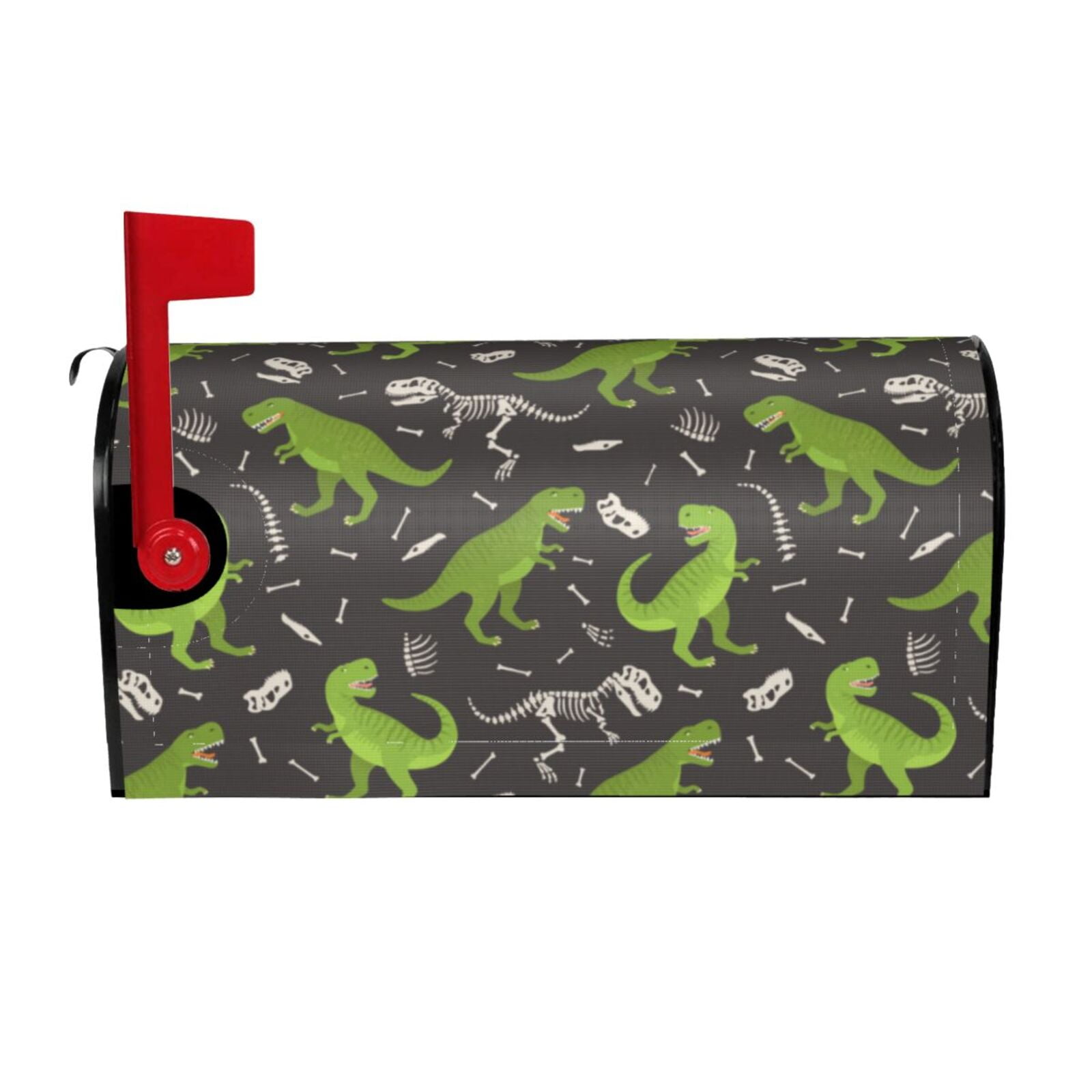 Mailbox Covers Magnetic Standard Size - Dinosaur Skeleton-E Waterproof ...
