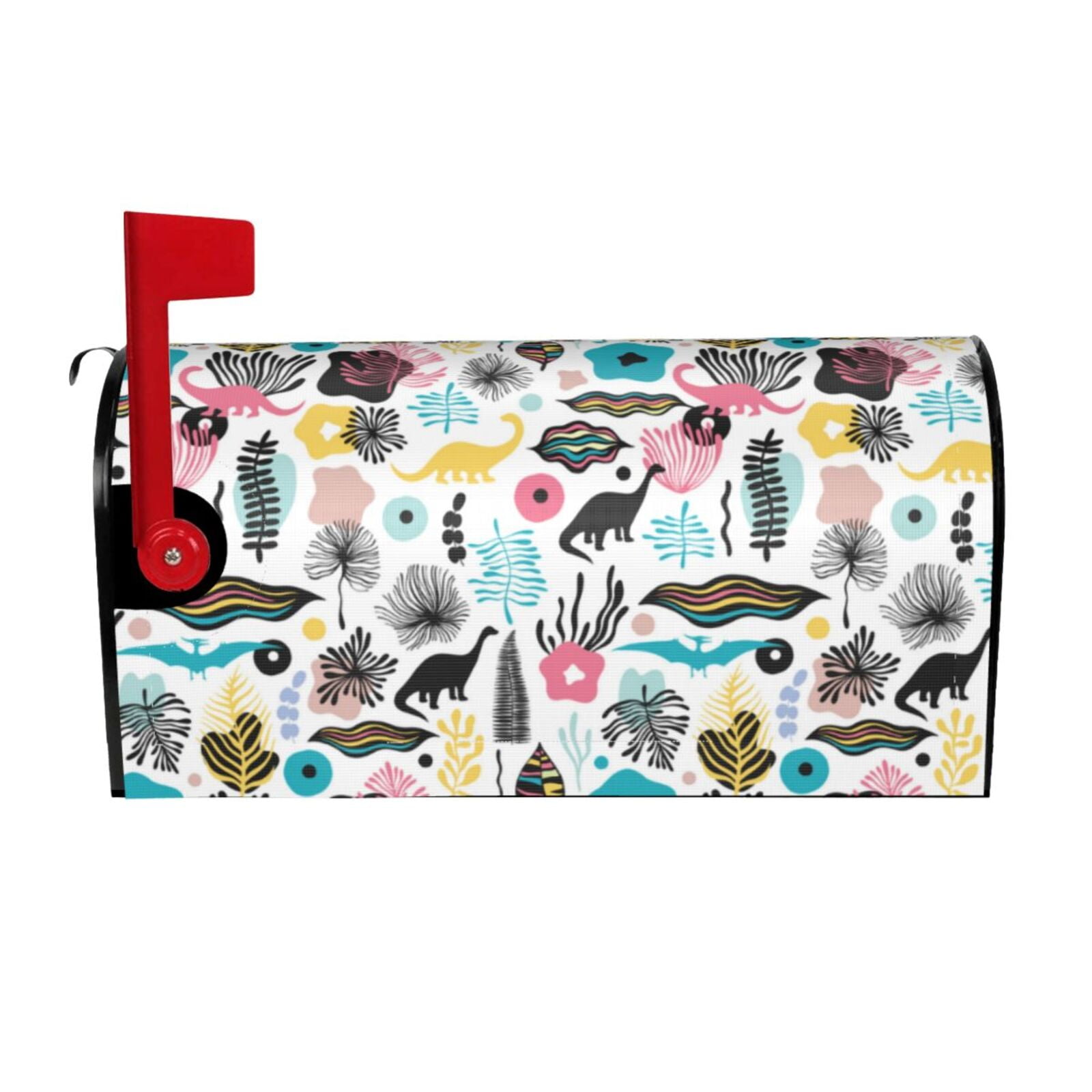 Mailbox Covers Magnetic Standard Size - Dinosaur print F Waterproof ...