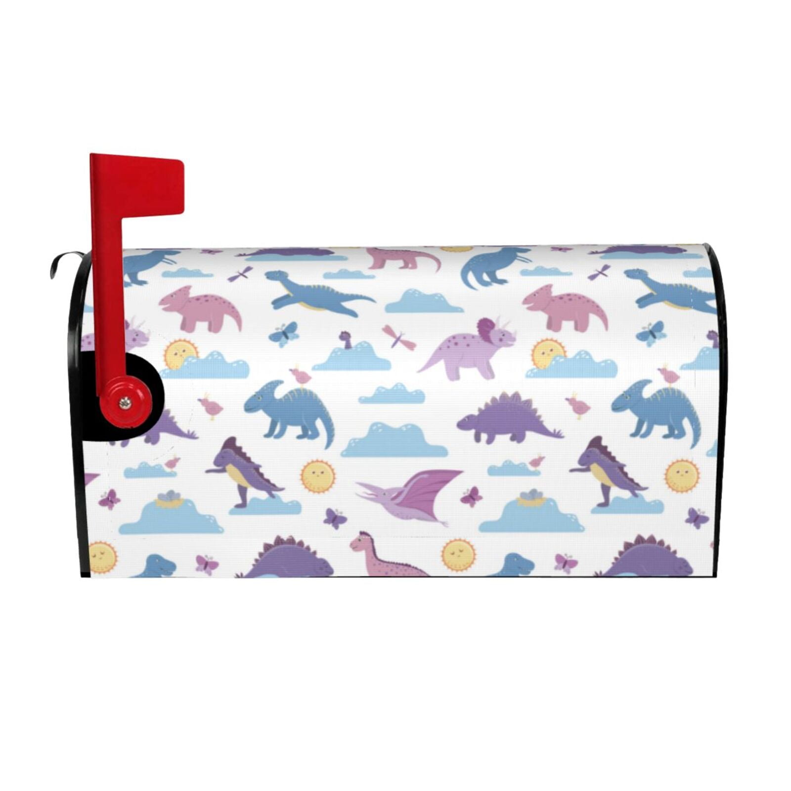 Mailbox Covers Magnetic Standard Size - Dinosaur print N Waterproof ...