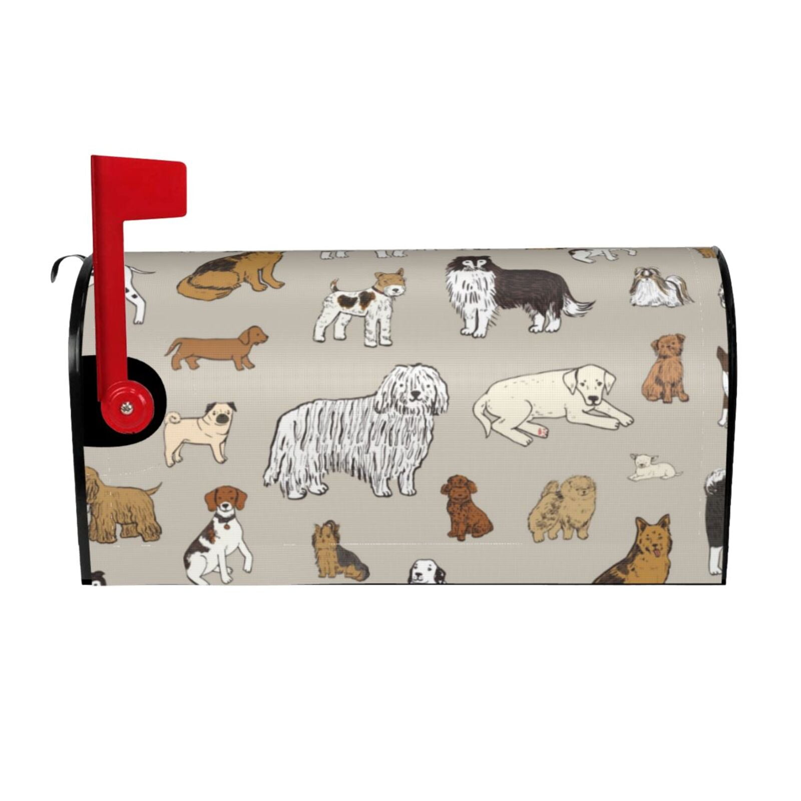 Mailbox Covers Magnetic Standard Size - Dog Animal Waterproof Mailbox ...