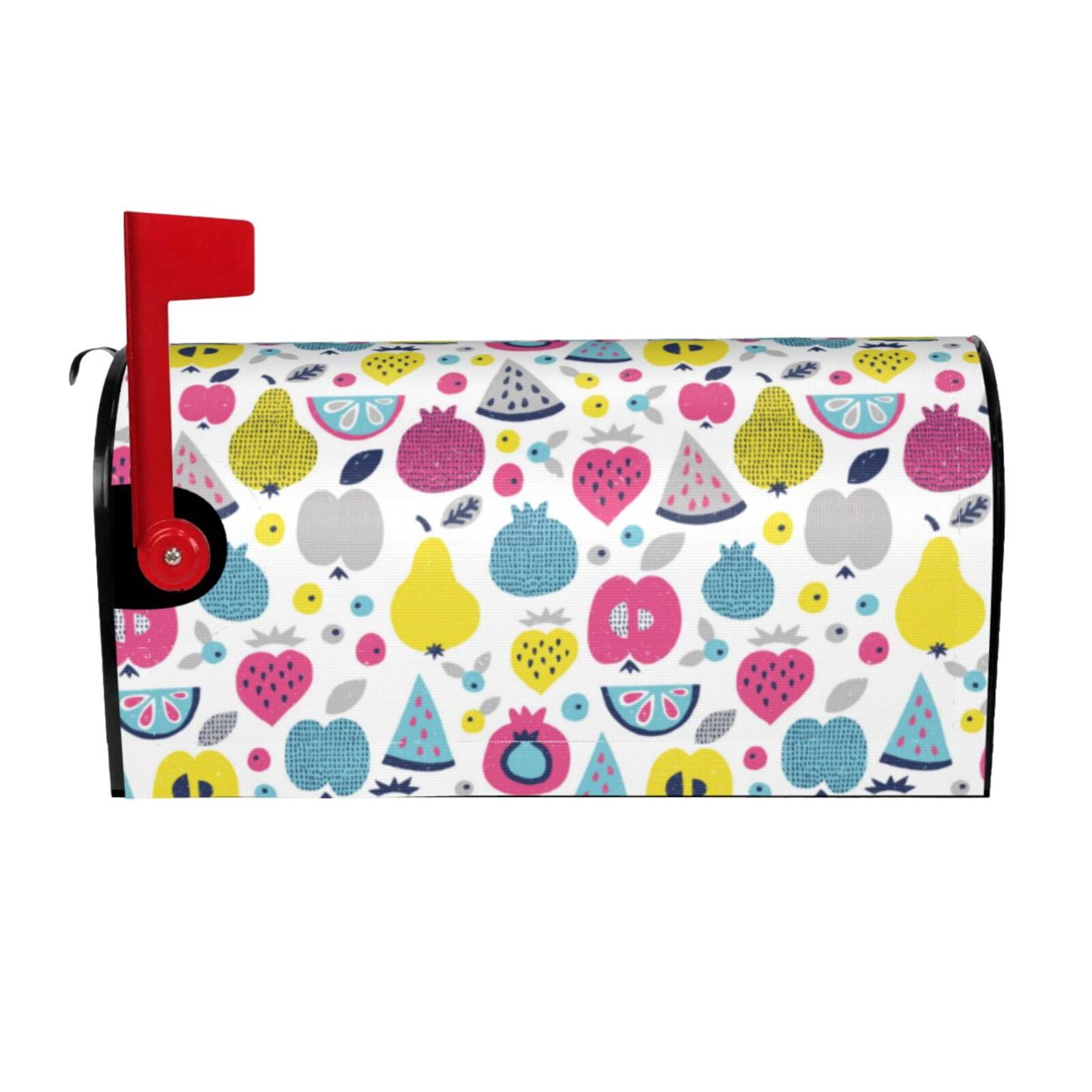 Mailbox Covers Magnetic Standard Size - Doodle fruits Waterproof ...