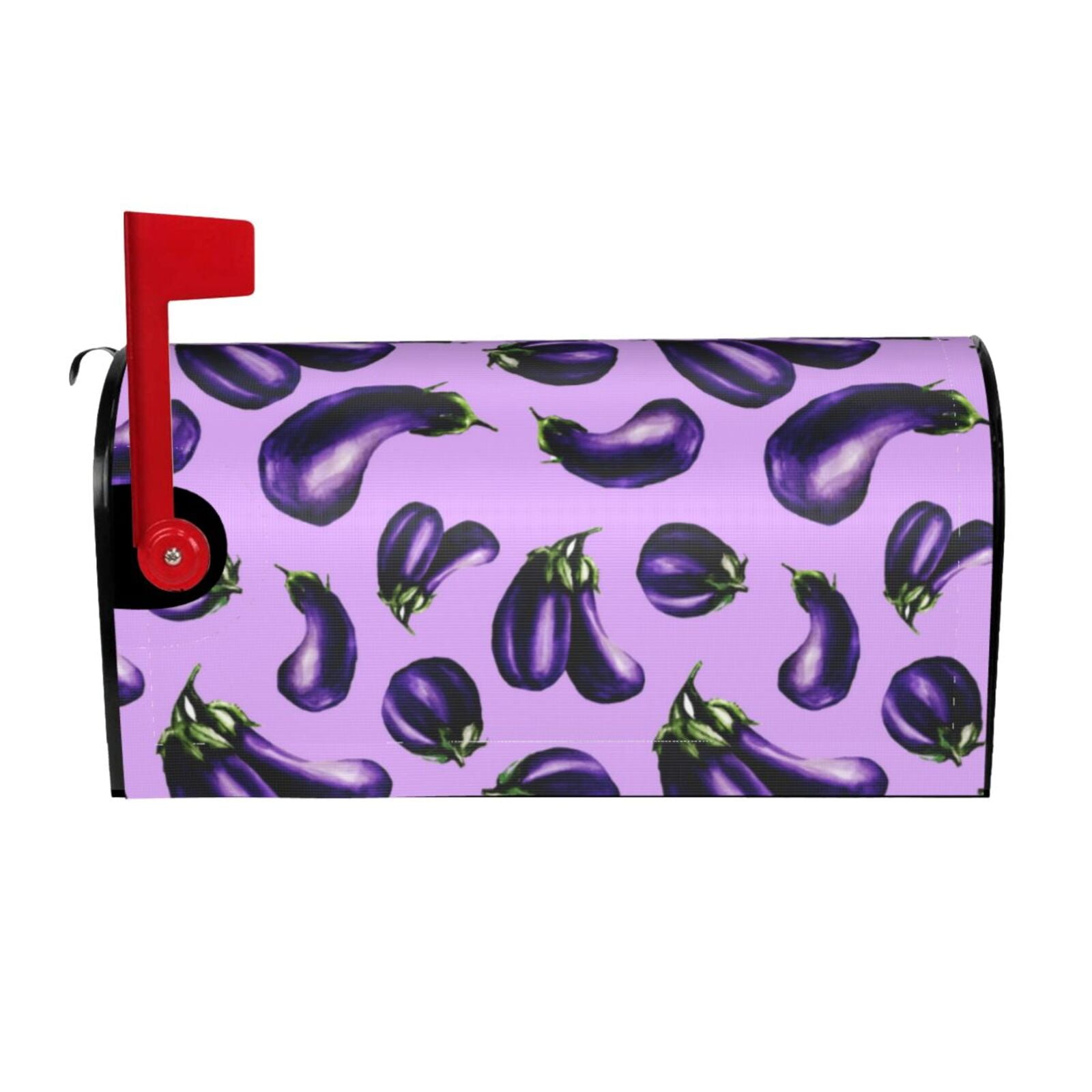 Mailbox Covers Magnetic Standard Size - Eggplant Print purple ...