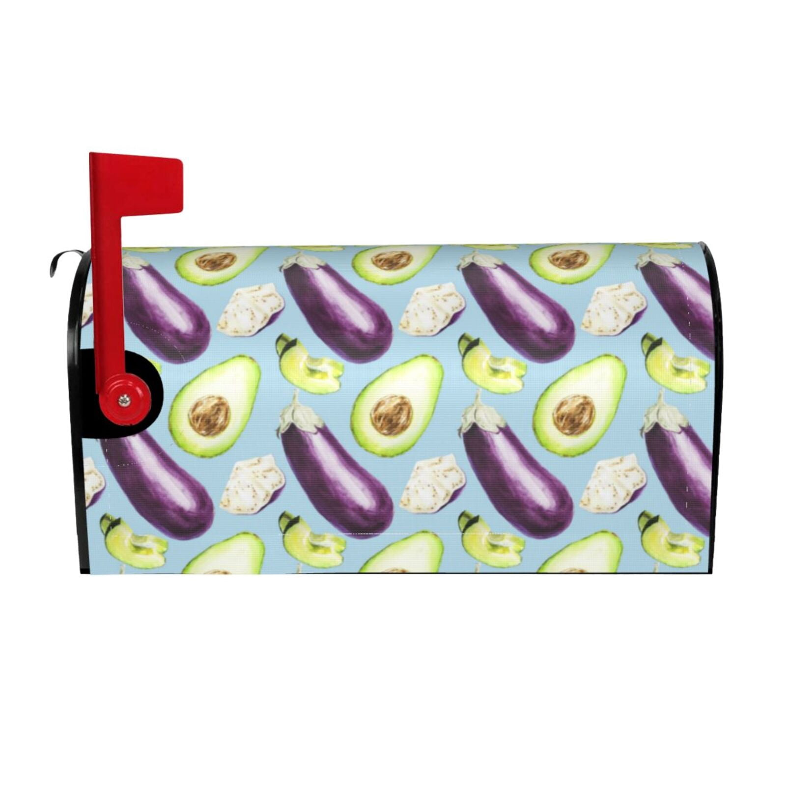 Mailbox Covers Magnetic Standard Size - Eggplant avocado Waterproof Mailbox Wraps Magnetic ...