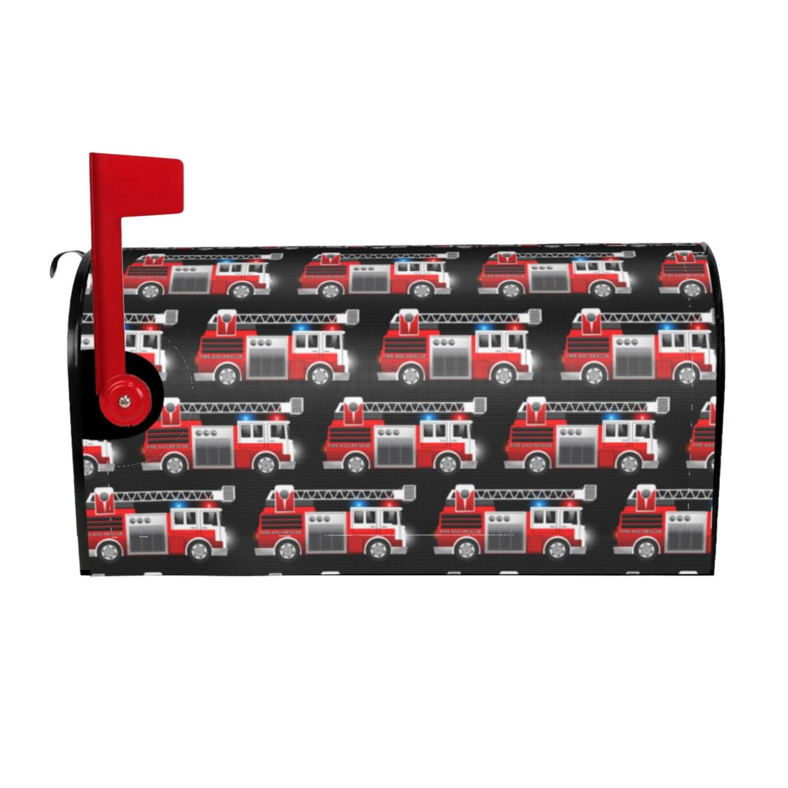 Mailbox Covers Magnetic Standard Size - Fire and Rescue Truck ...