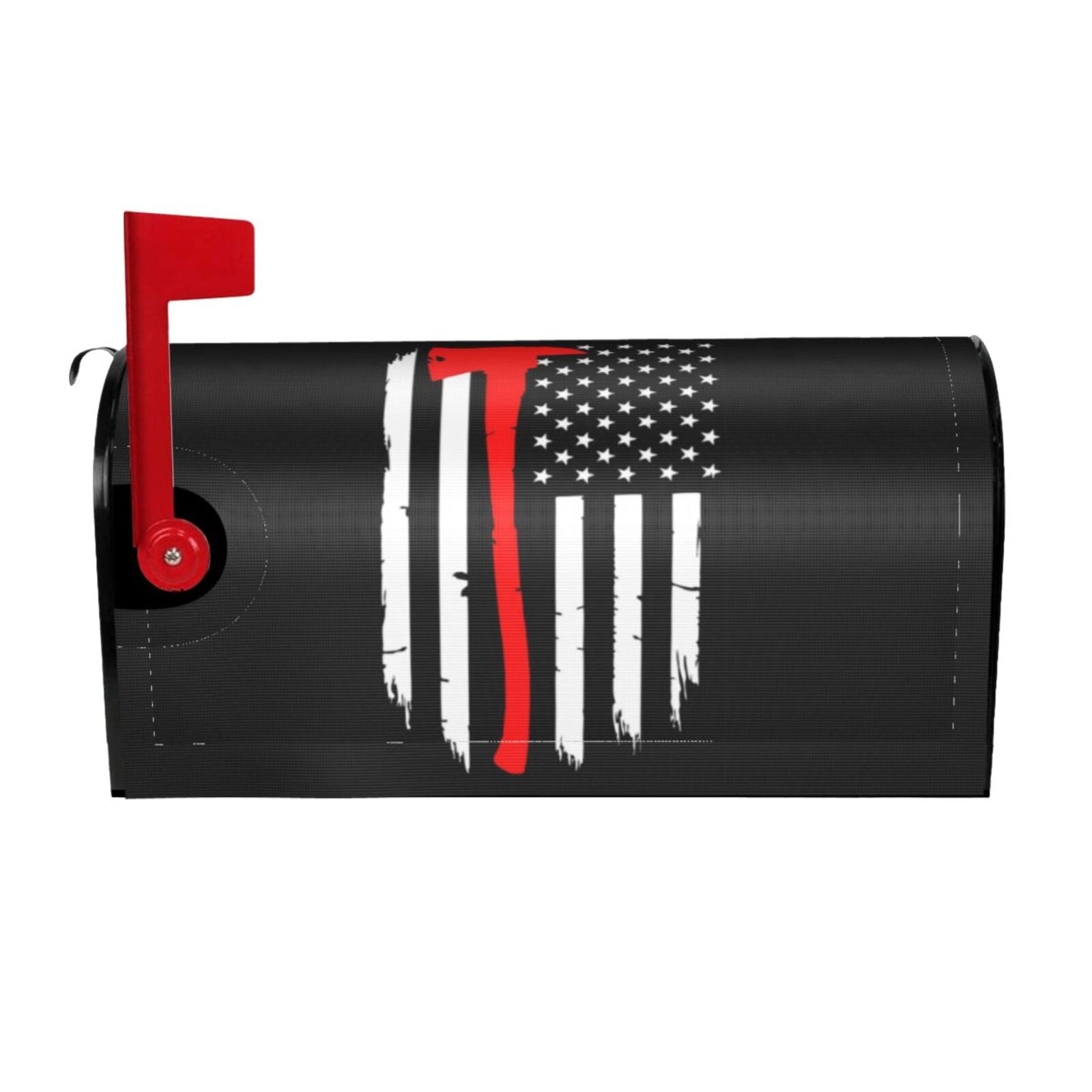 Mailbox Covers Magnetic Standard Size - Firefighters USA Flag ...