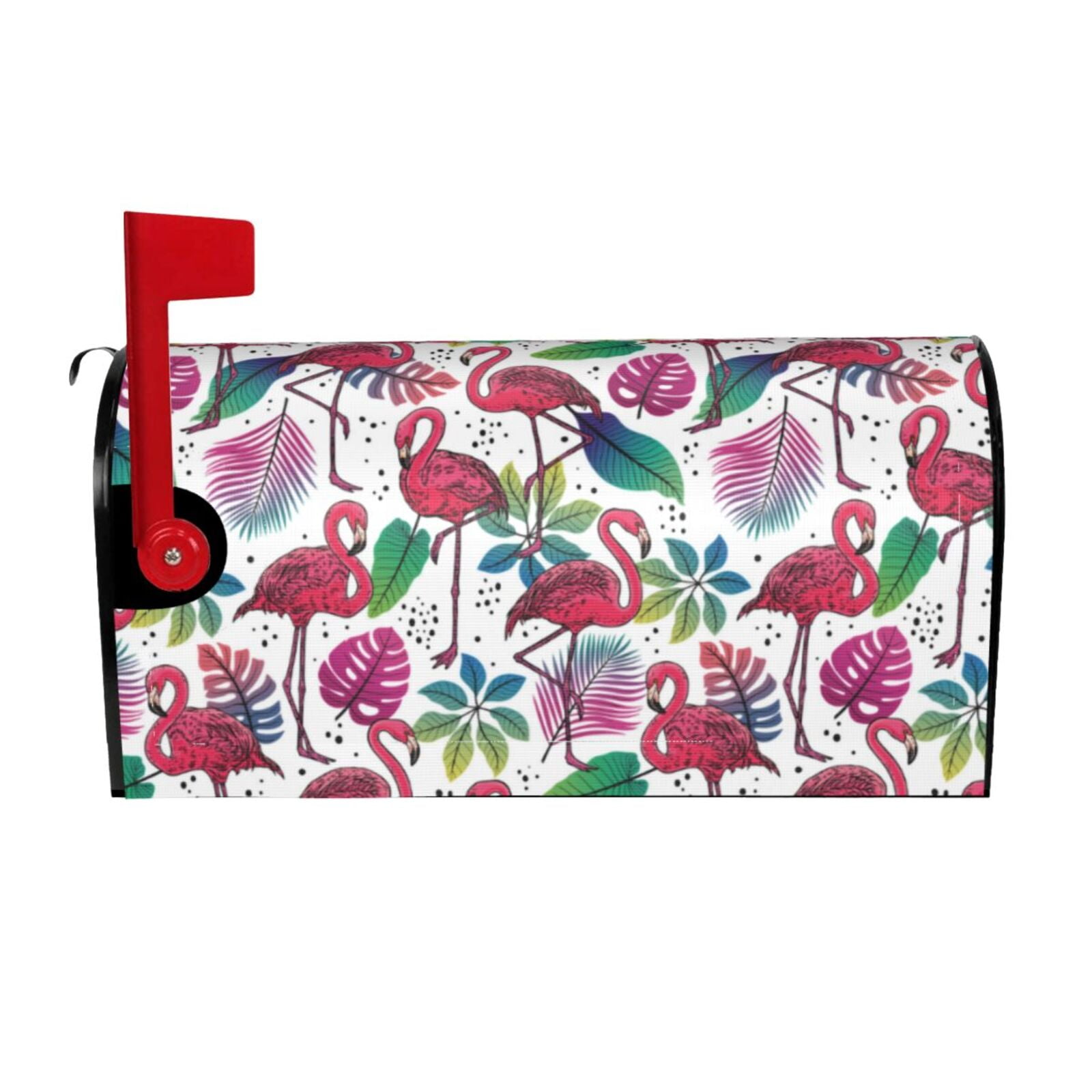 Mailbox Covers Magnetic Standard Size - Flamingo Banana Leaf_A ...