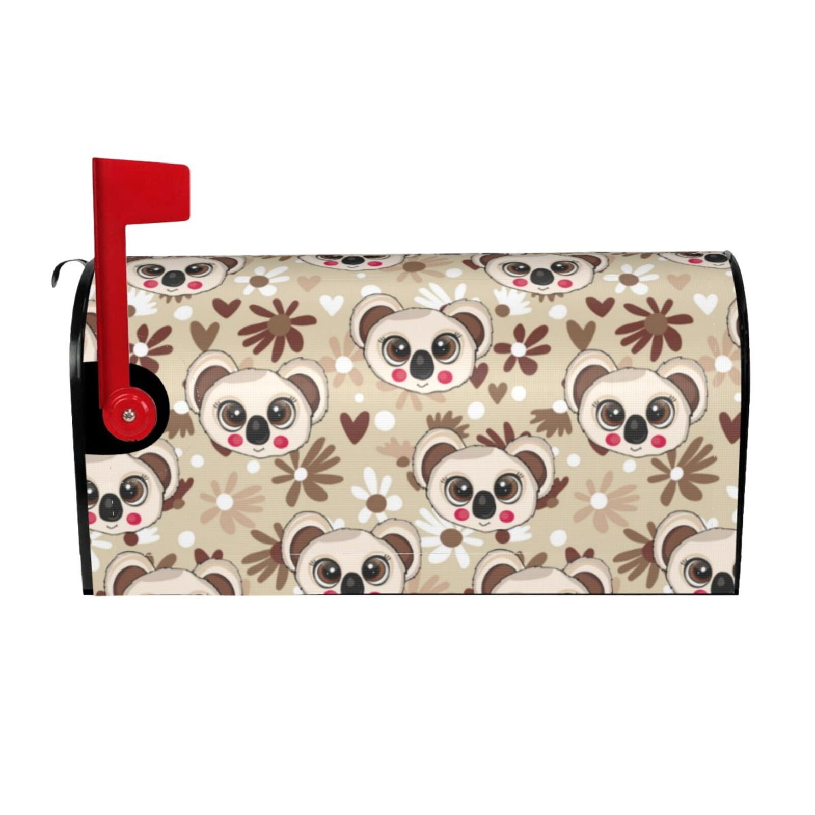 Mailbox Covers Magnetic Standard Size - Floral Koala Print Waterproof ...