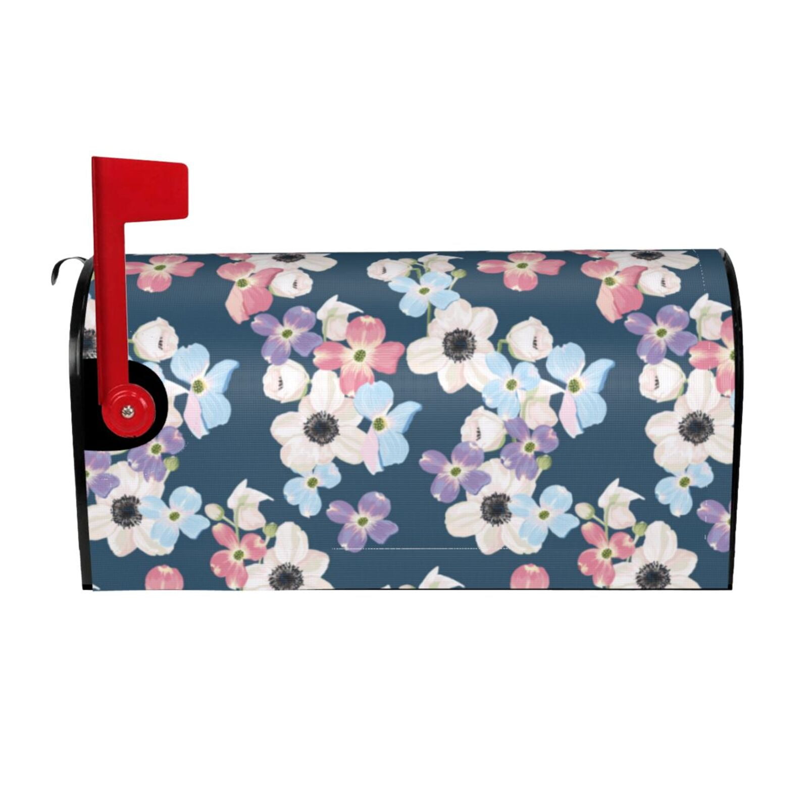 Mailbox Covers Magnetic Standard Size - Flowers Waterproof Mailbox ...