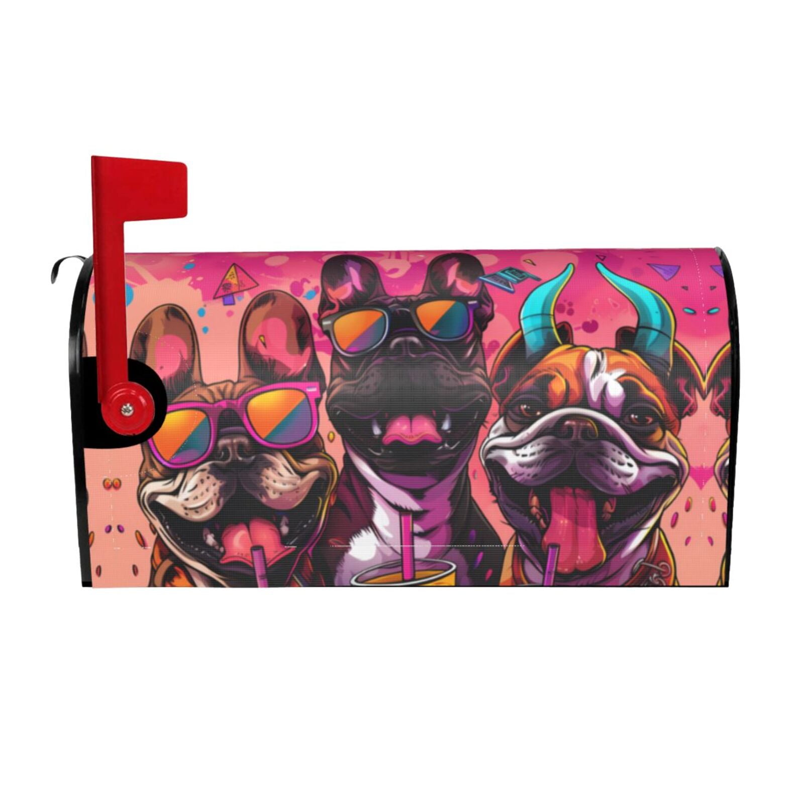 Mailbox Covers Magnetic Standard Size - French Bulldog Cool No.104 ...