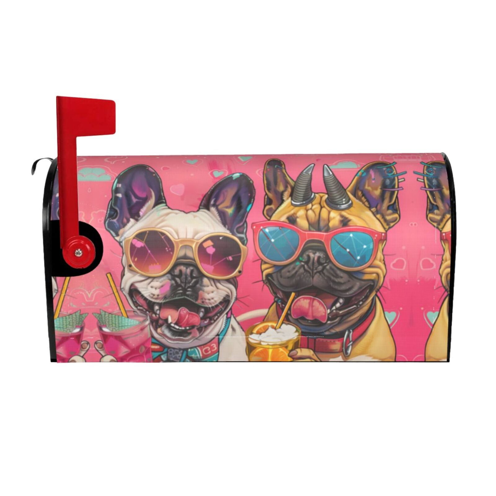 Mailbox Covers Magnetic Standard Size - French Bulldog Cool No.107 ...