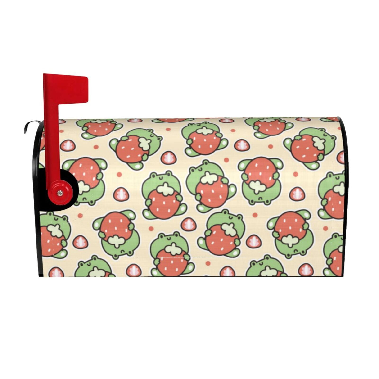 Mailbox Covers Magnetic Standard Size - Frog Hold Strawberry Waterproof ...