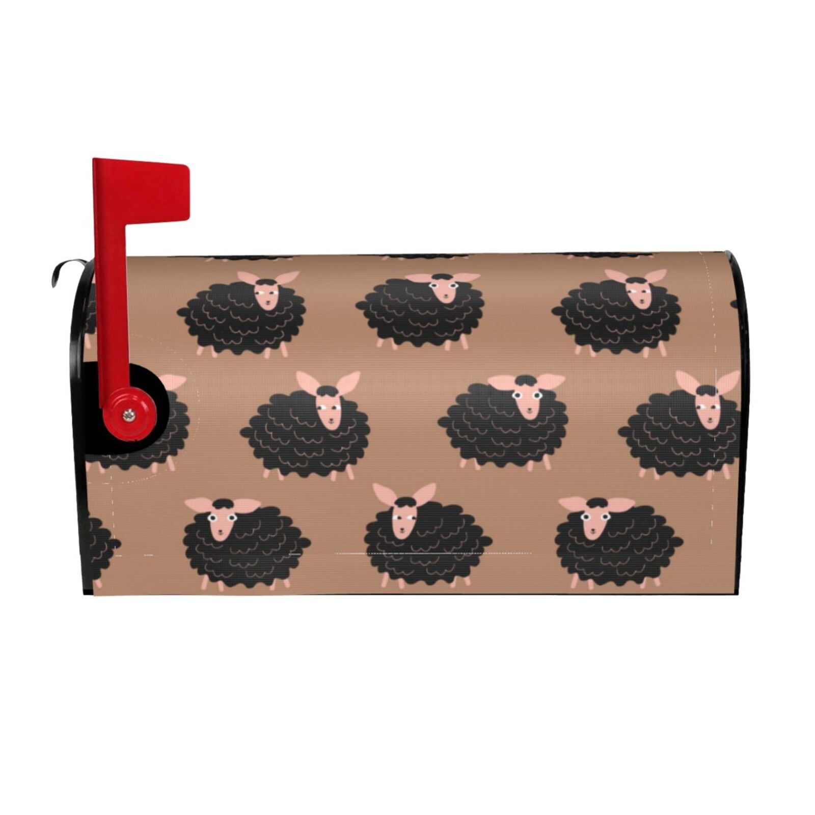 Mailbox Covers Magnetic Standard Size - Funny Black sheep cute ...