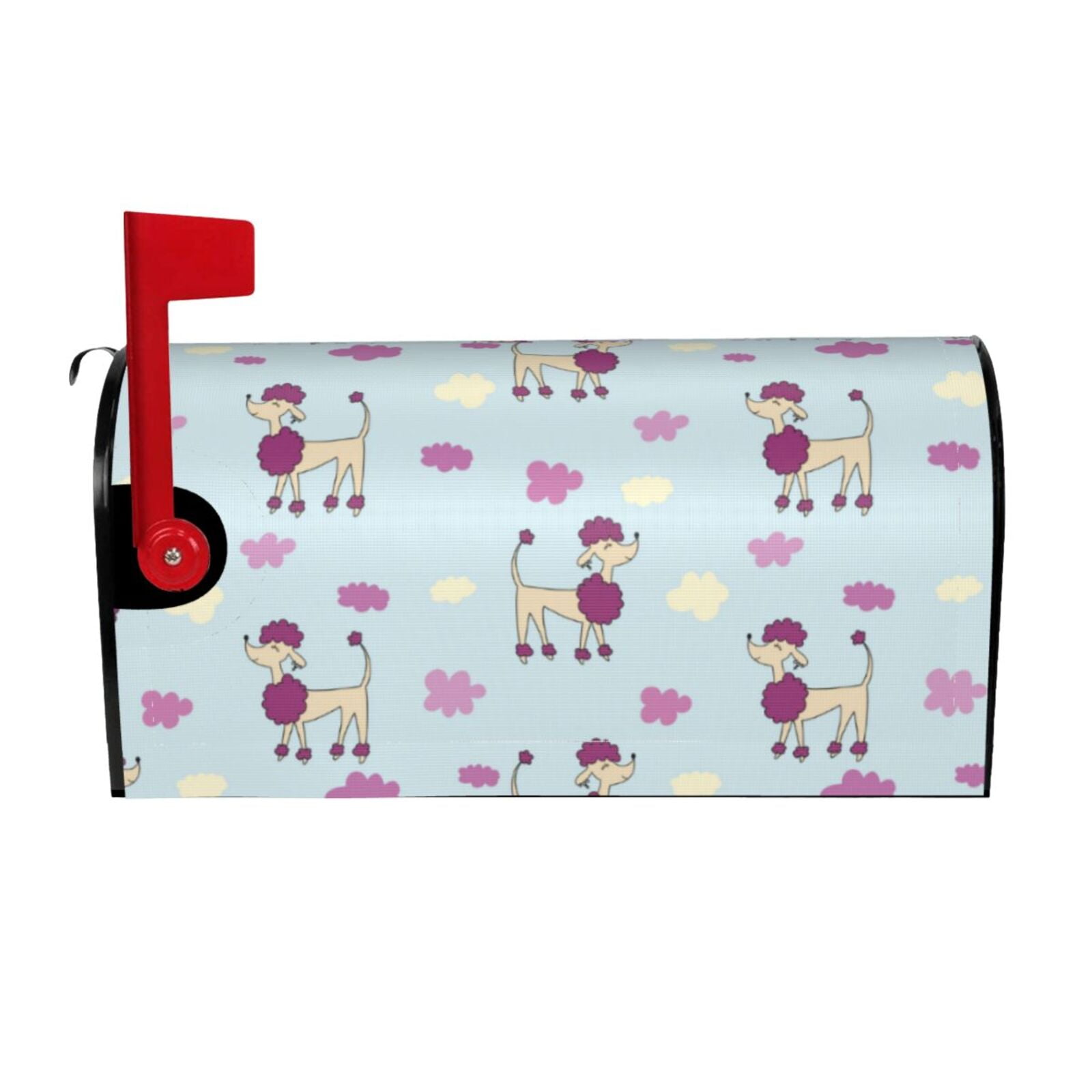Mailbox Covers Magnetic Standard Size - Funny Cute Poodle Dog_A ...