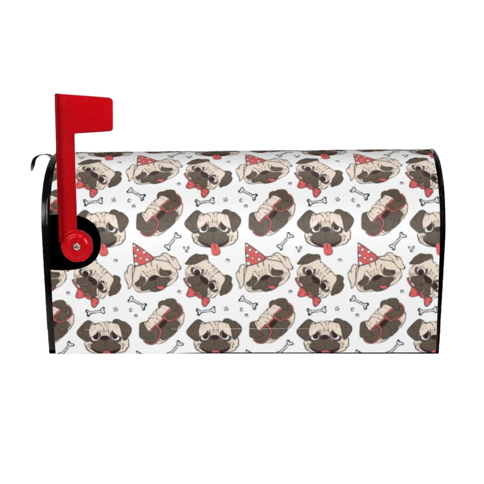 Mailbox Covers Magnetic Standard Size - Funny French Bulldog Waterproof ...