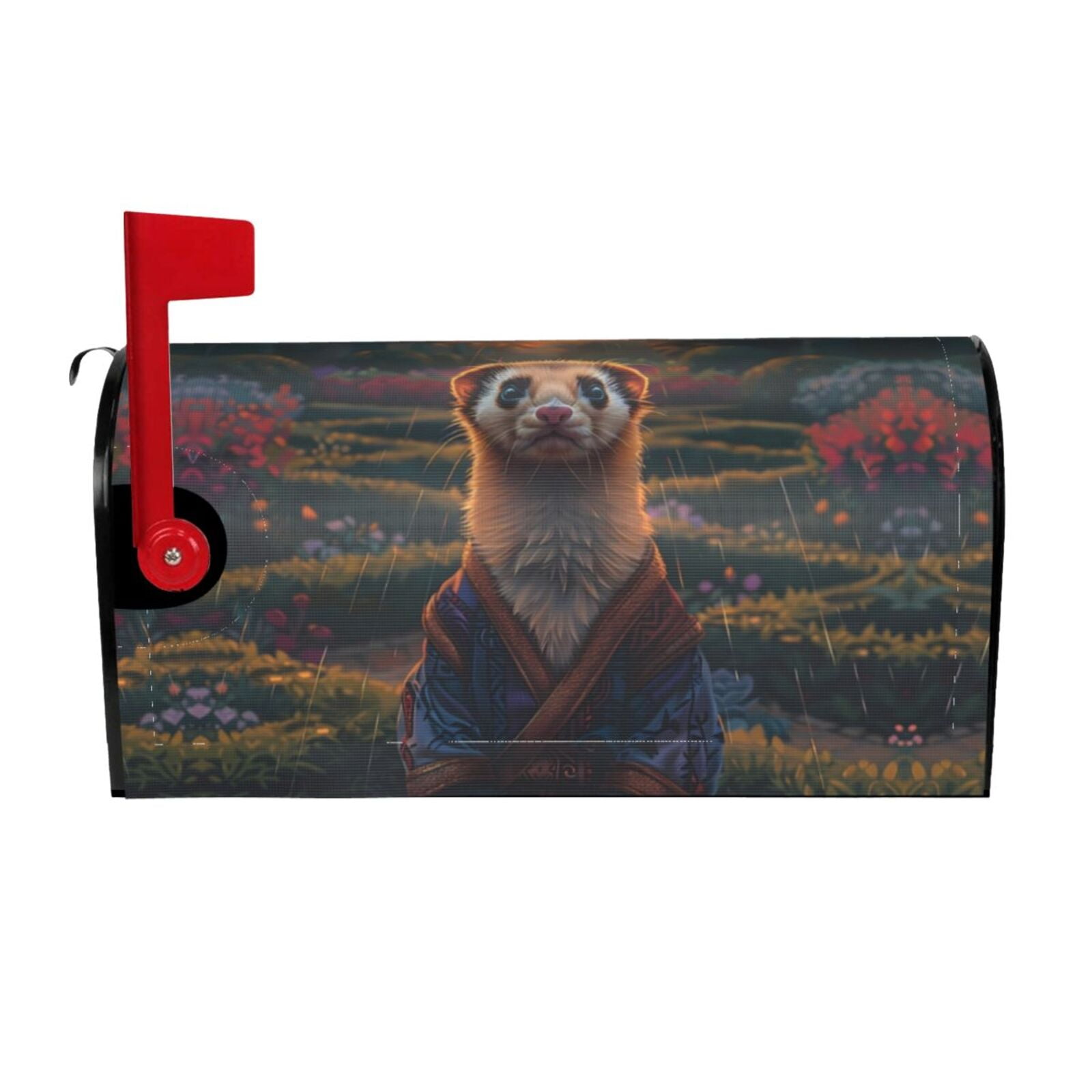 Mailbox Covers Magnetic Standard Size - Garden Meditating Weasel ...