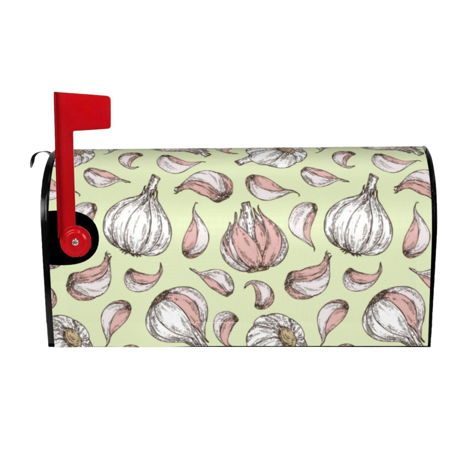 Mailbox Covers Magnetic Standard Size - Garlic Pattern white Waterproof ...