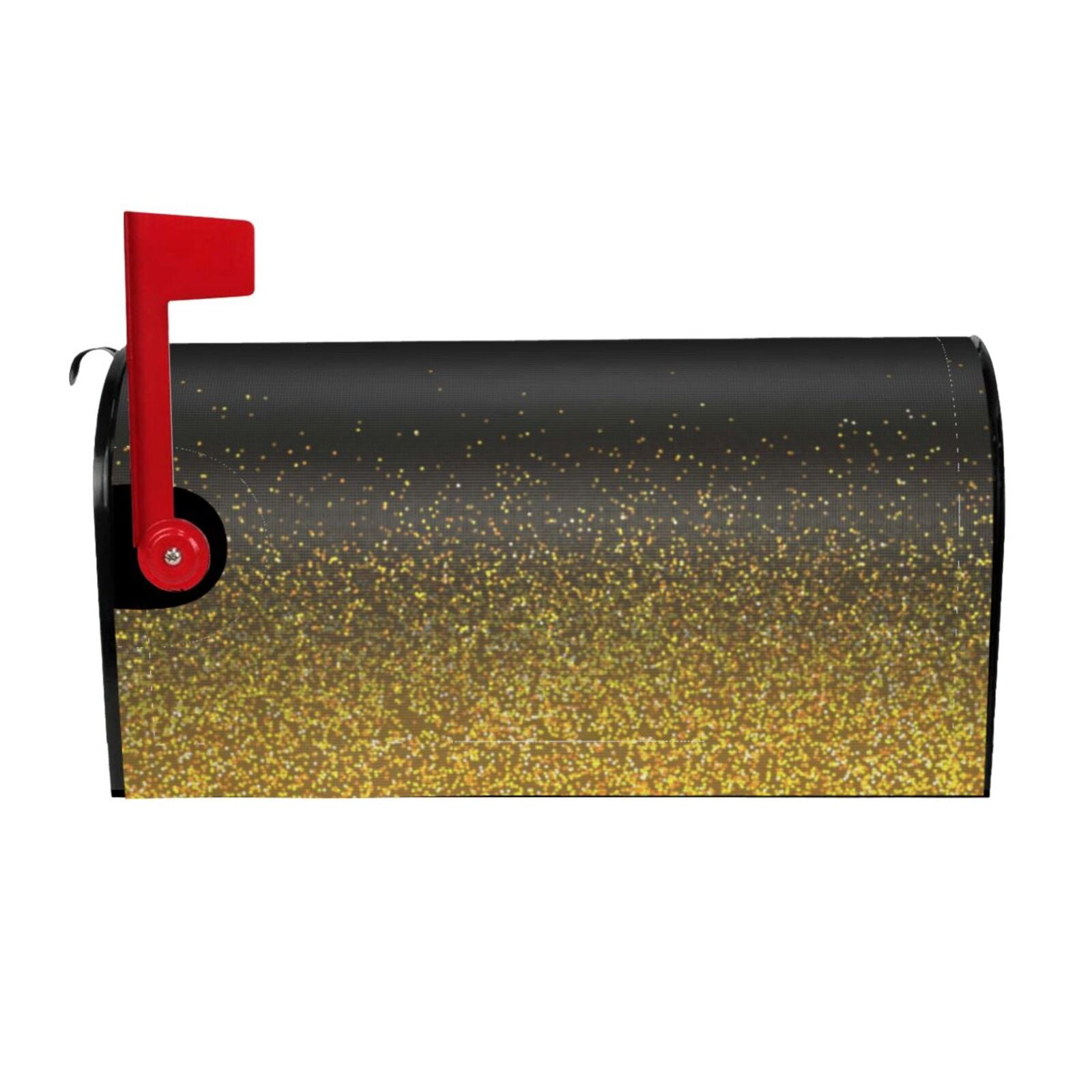 Mailbox Covers Magnetic Standard Size - Gold Glitter Gradient ...