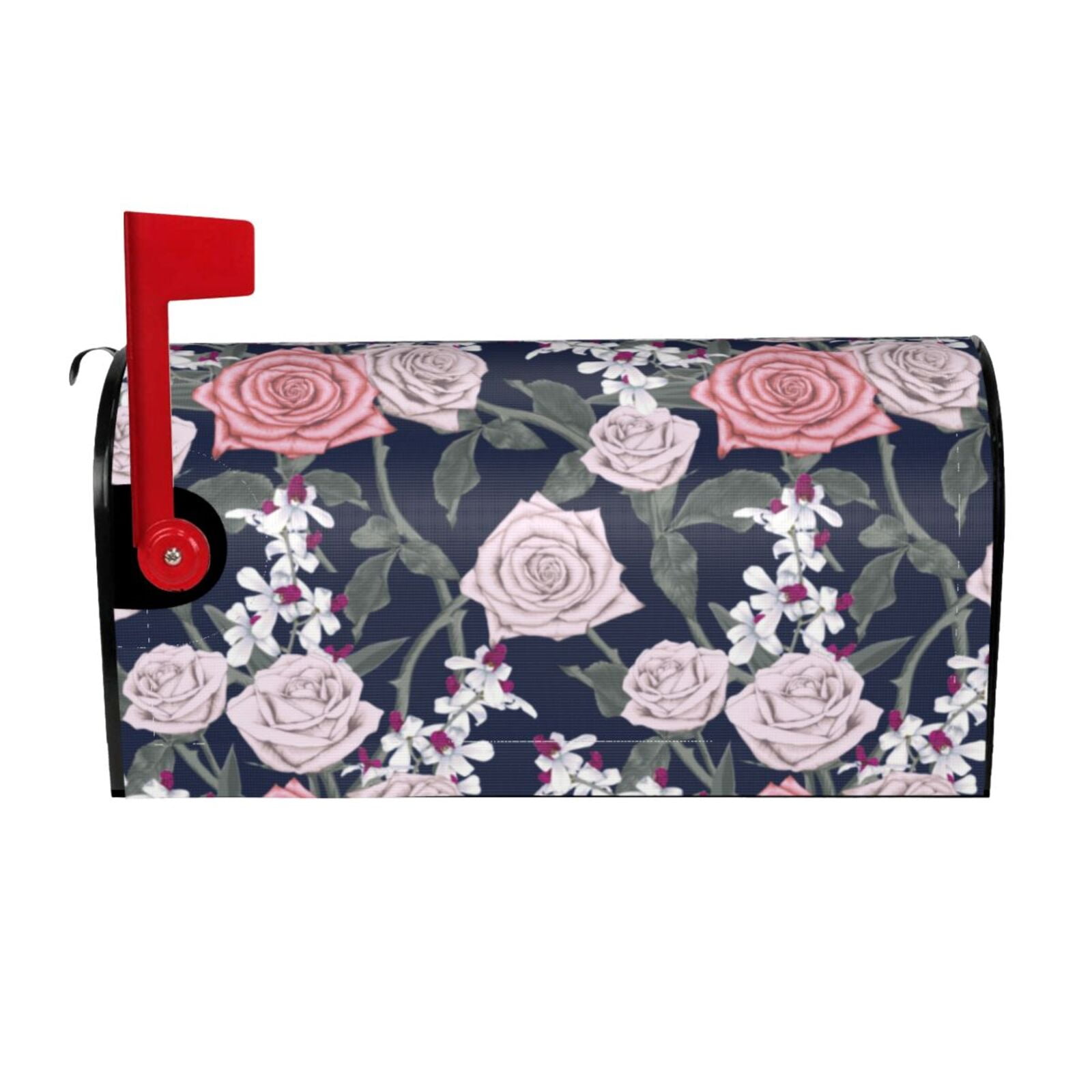 Mailbox Covers Magnetic Standard Size - Gorgeous Pink Rose Flowers ...