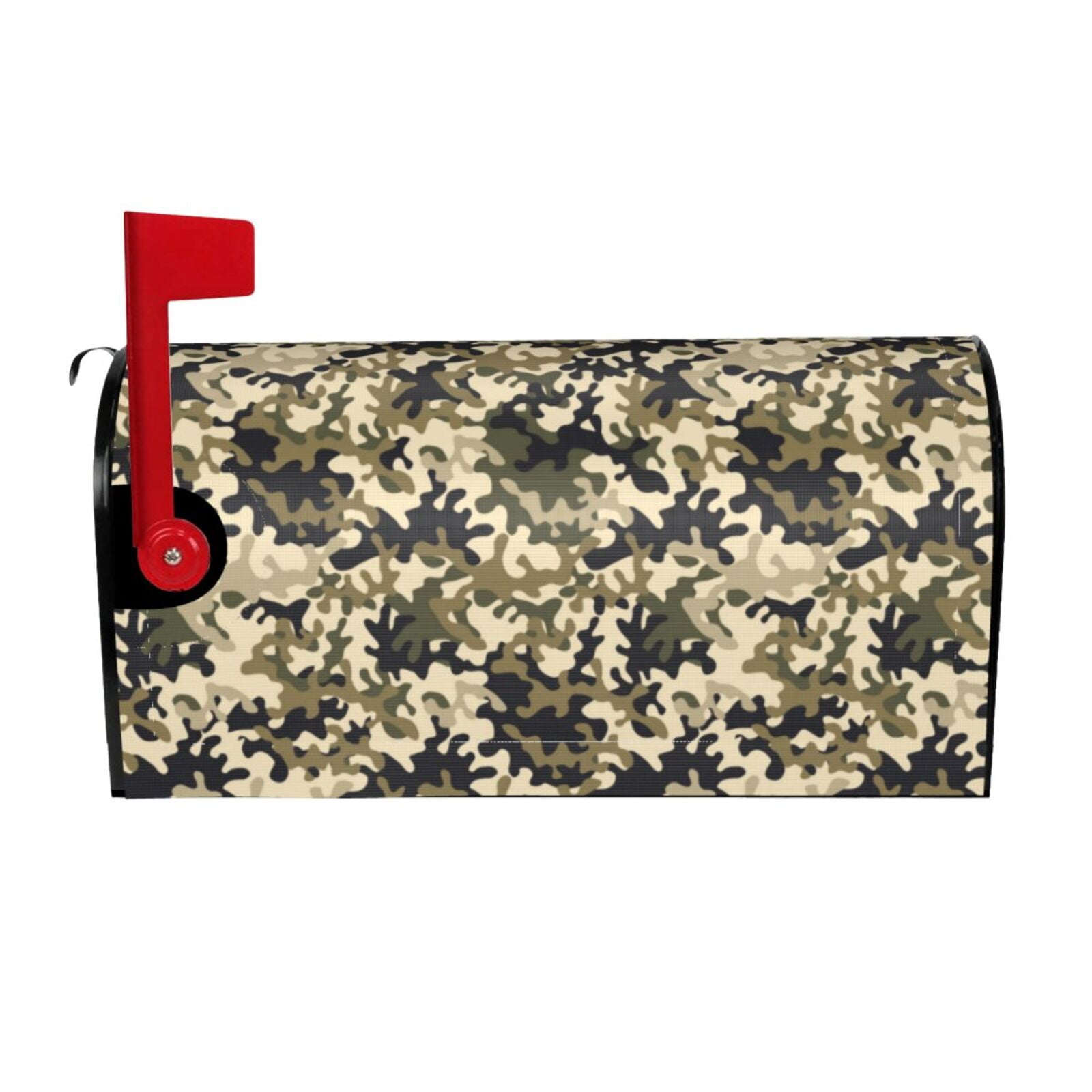 Mailbox Covers Magnetic Standard Size - Green Black Camouflage ...