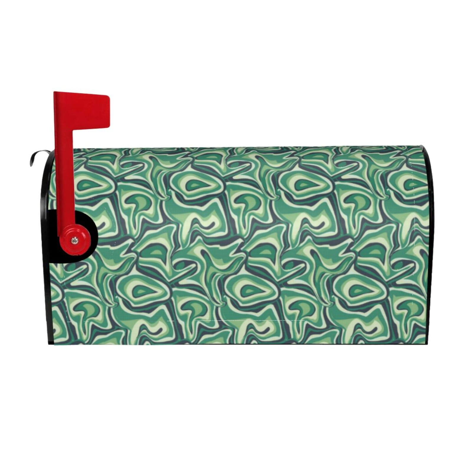 Mailbox Covers Magnetic Standard Size - Green paint spots Waterproof ...