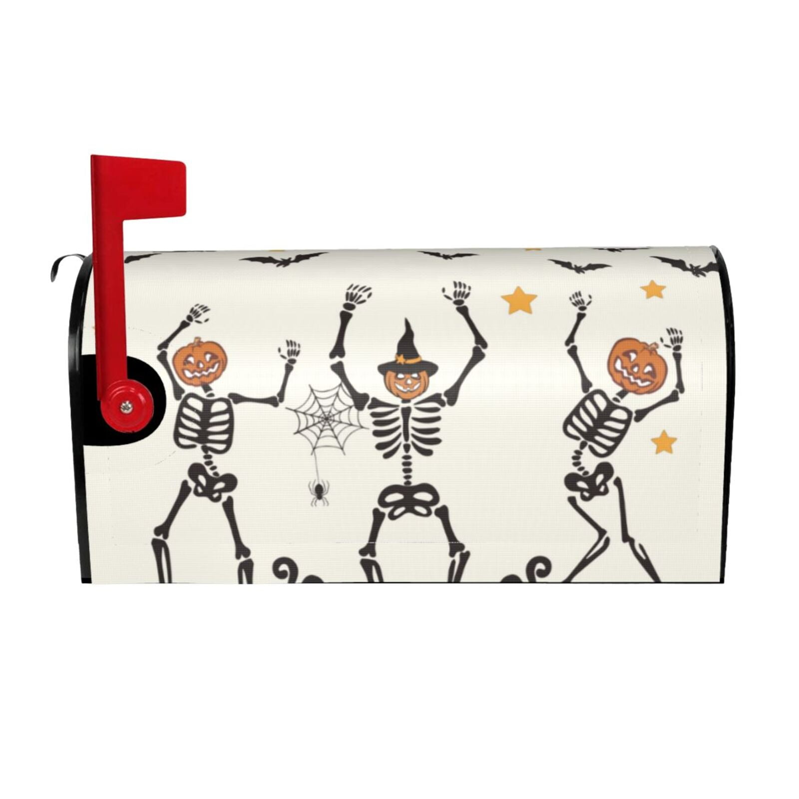 Mailbox Covers Magnetic Standard Size - Halloween Dancing Funny Skull ...