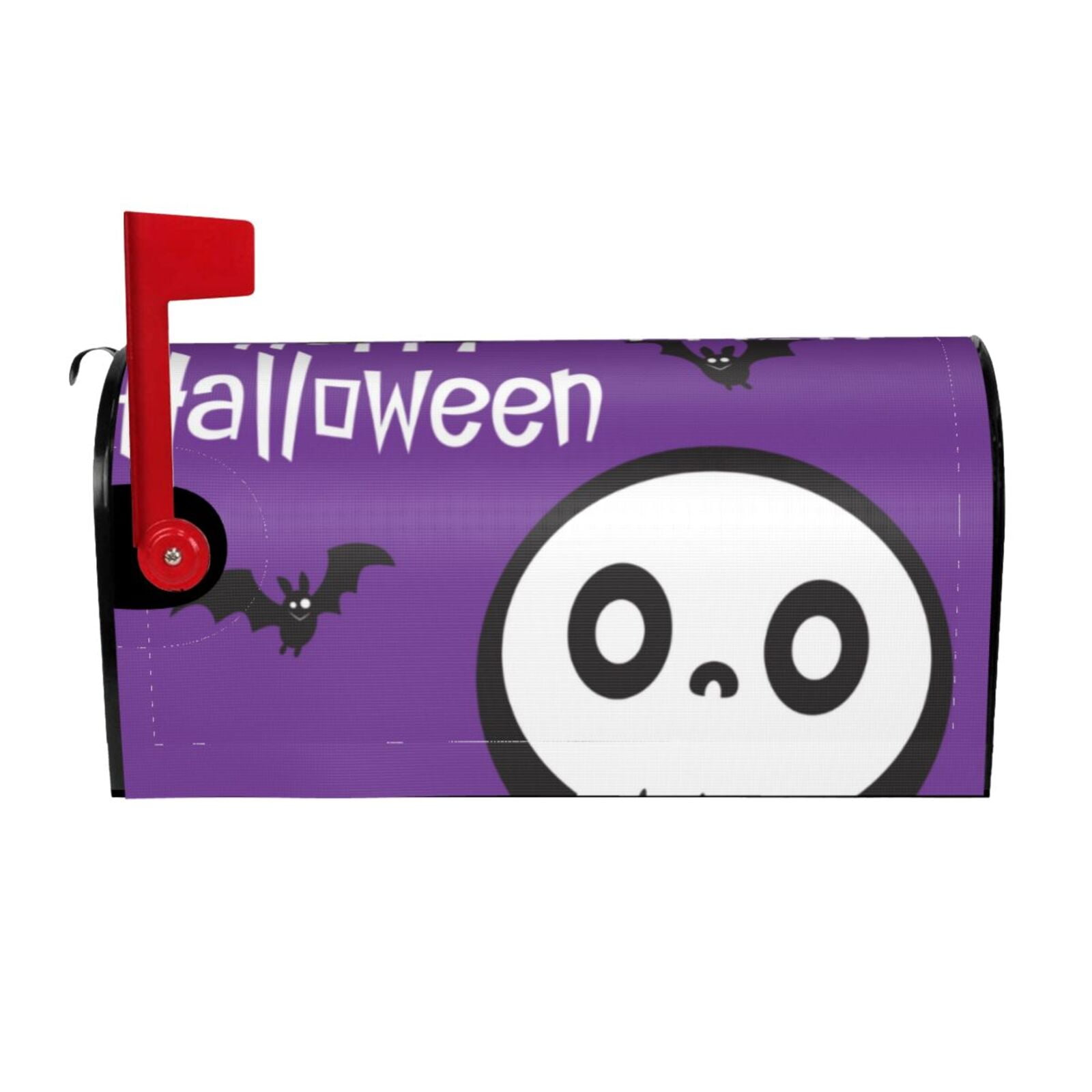 Mailbox Covers Magnetic Standard Size - Halloween Funny Skeleton Purple ...