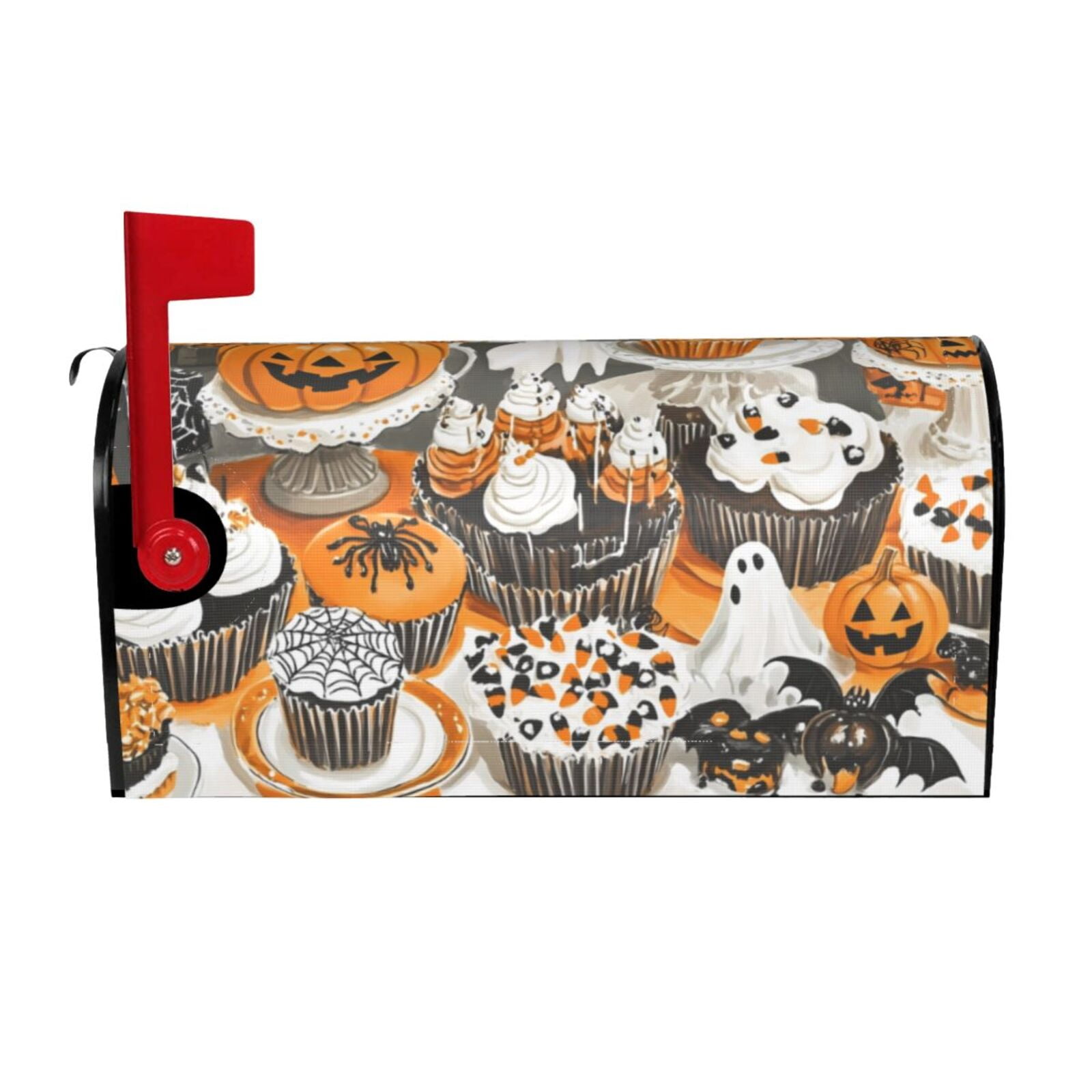 Mailbox Covers Magnetic Standard Size - Halloween Ghost Pumpkin Pastry ...