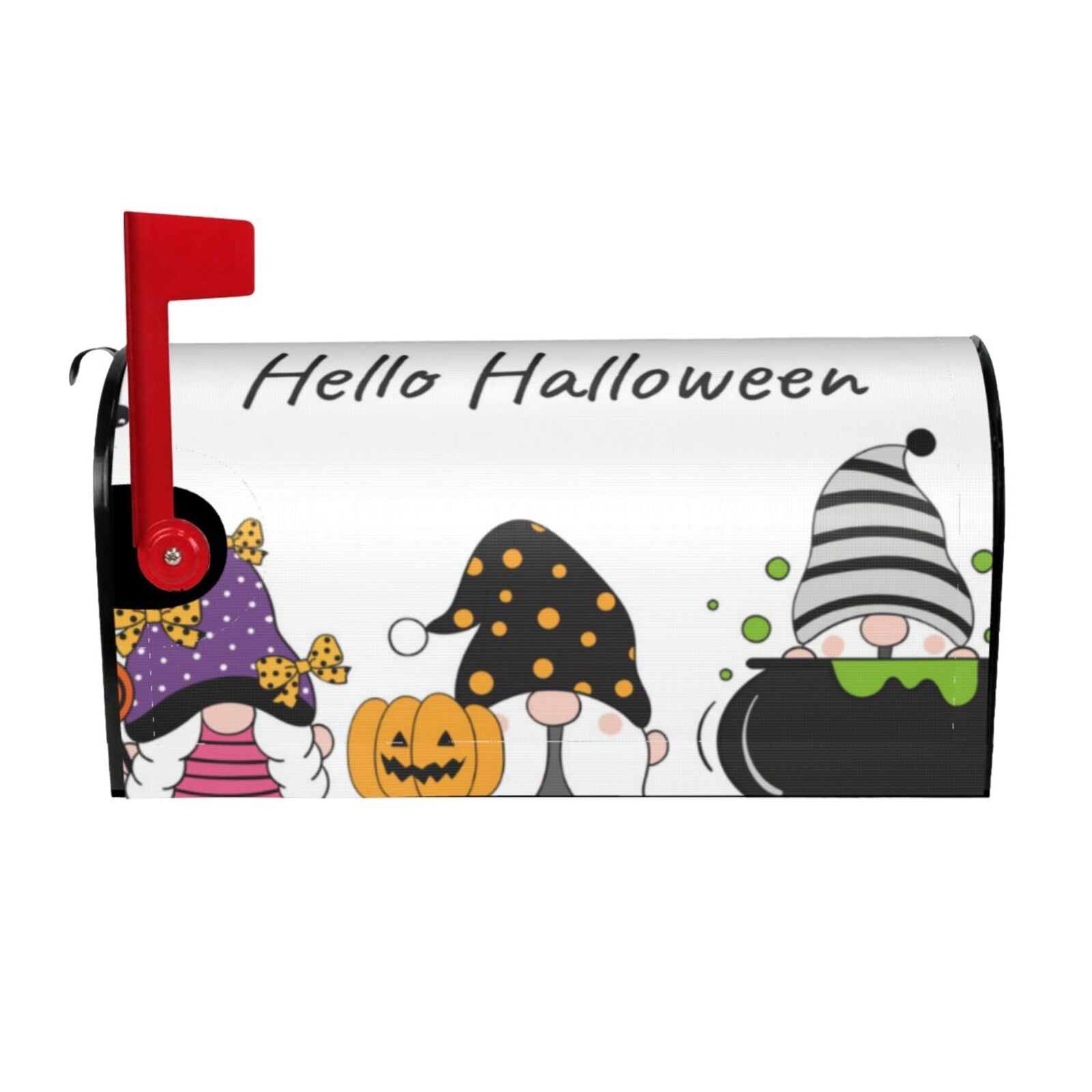 Mailbox Covers Magnetic Standard Size - Halloween Happy Old Man A ...