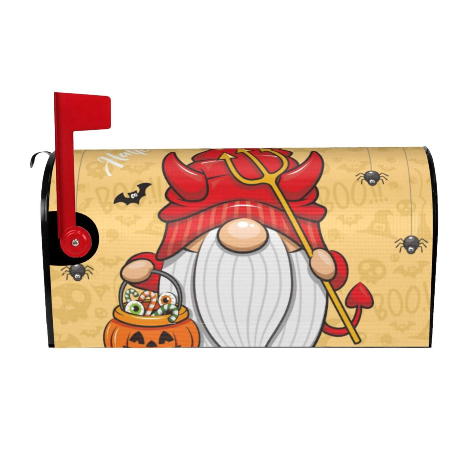 Mailbox Covers Magnetic Standard Size - Halloween Happy Old Man E ...