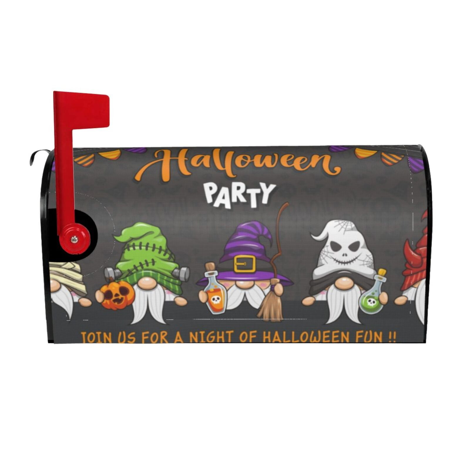 Mailbox Covers Magnetic Standard Size - Halloween Happy Old Man I ...