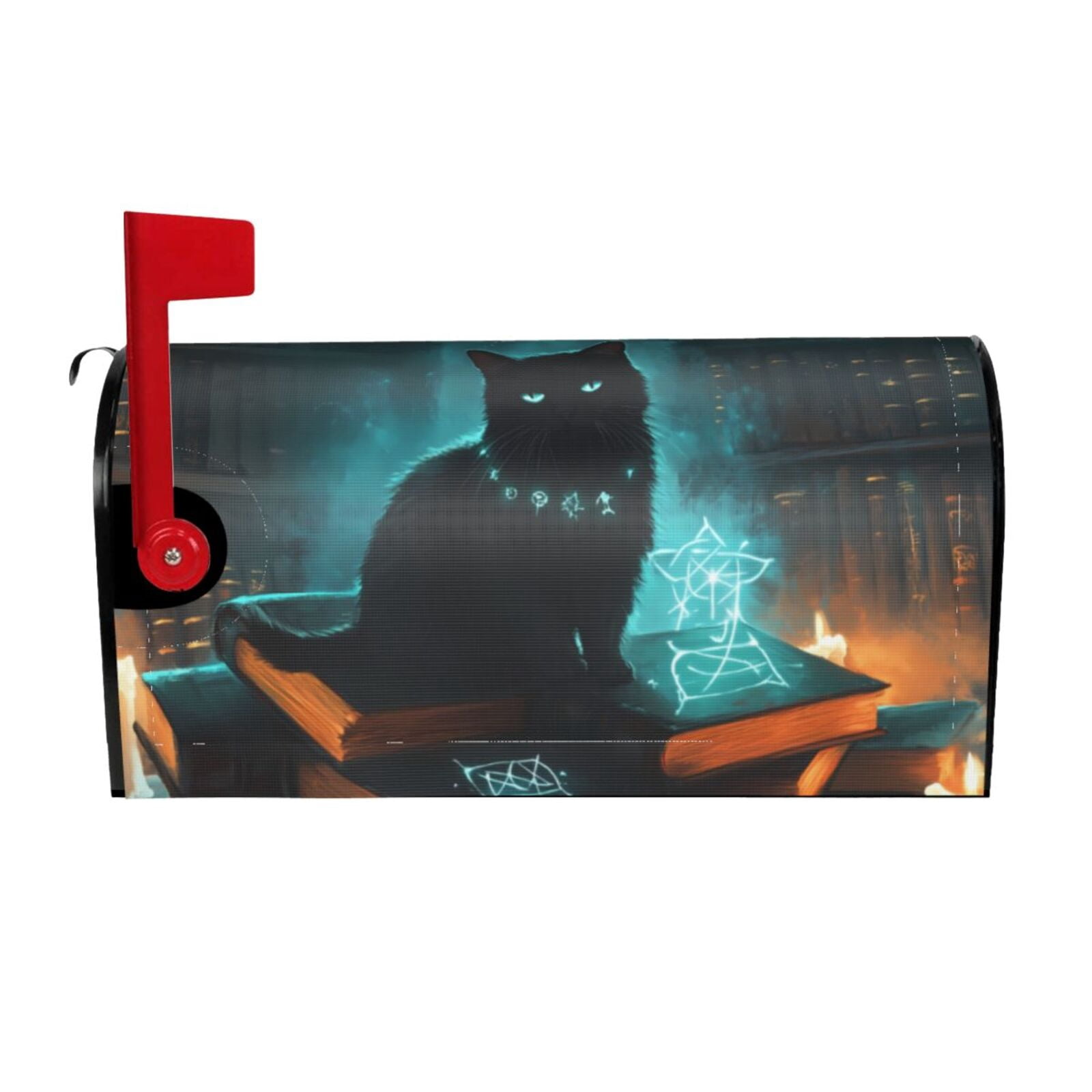 Mailbox Covers Magnetic Standard Size - Halloween Mysterious Notebook ...