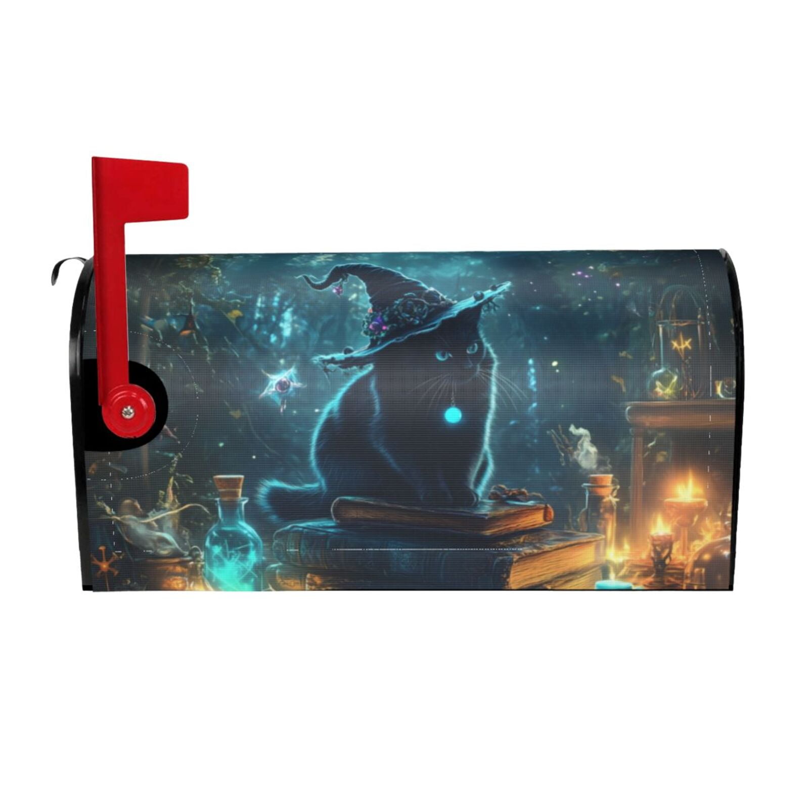 Mailbox Covers Magnetic Standard Size - Halloween Mysterious Witch Hat ...