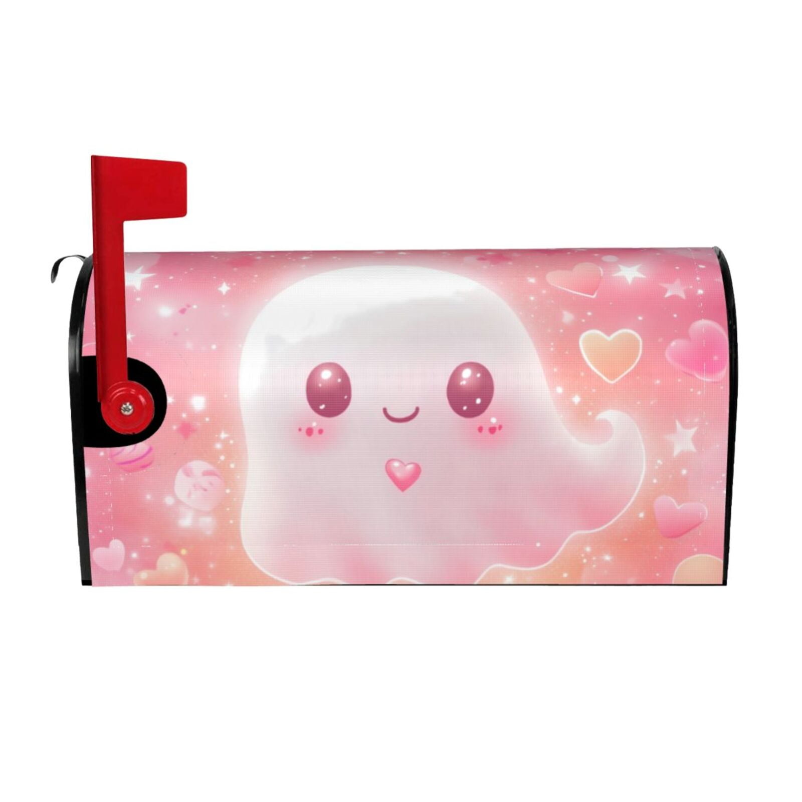 Mailbox Covers Magnetic Standard Size - Halloween Pink Cute Ghost B ...