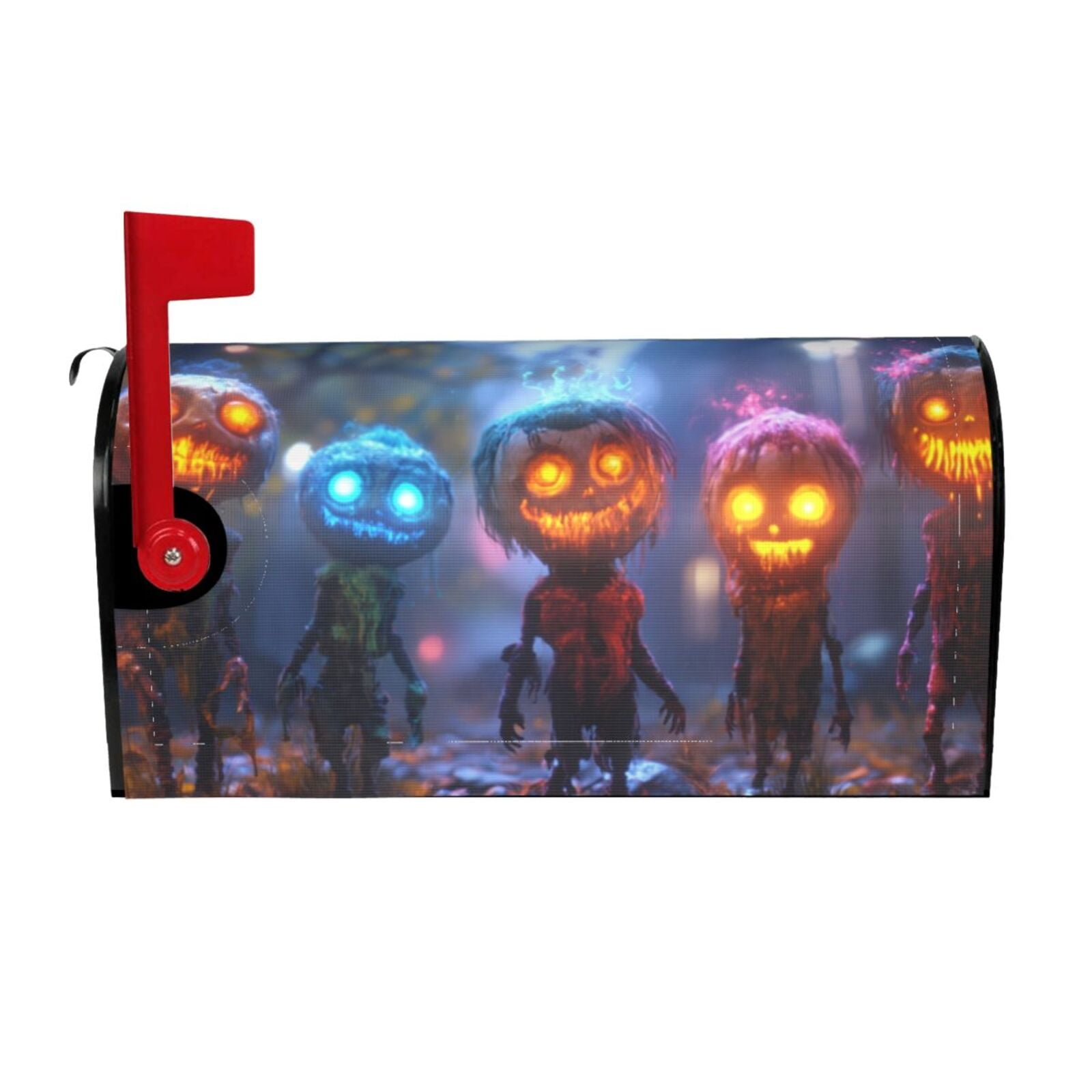 Mailbox Covers Magnetic Standard Size - Halloween Pumpkin Monsters ...